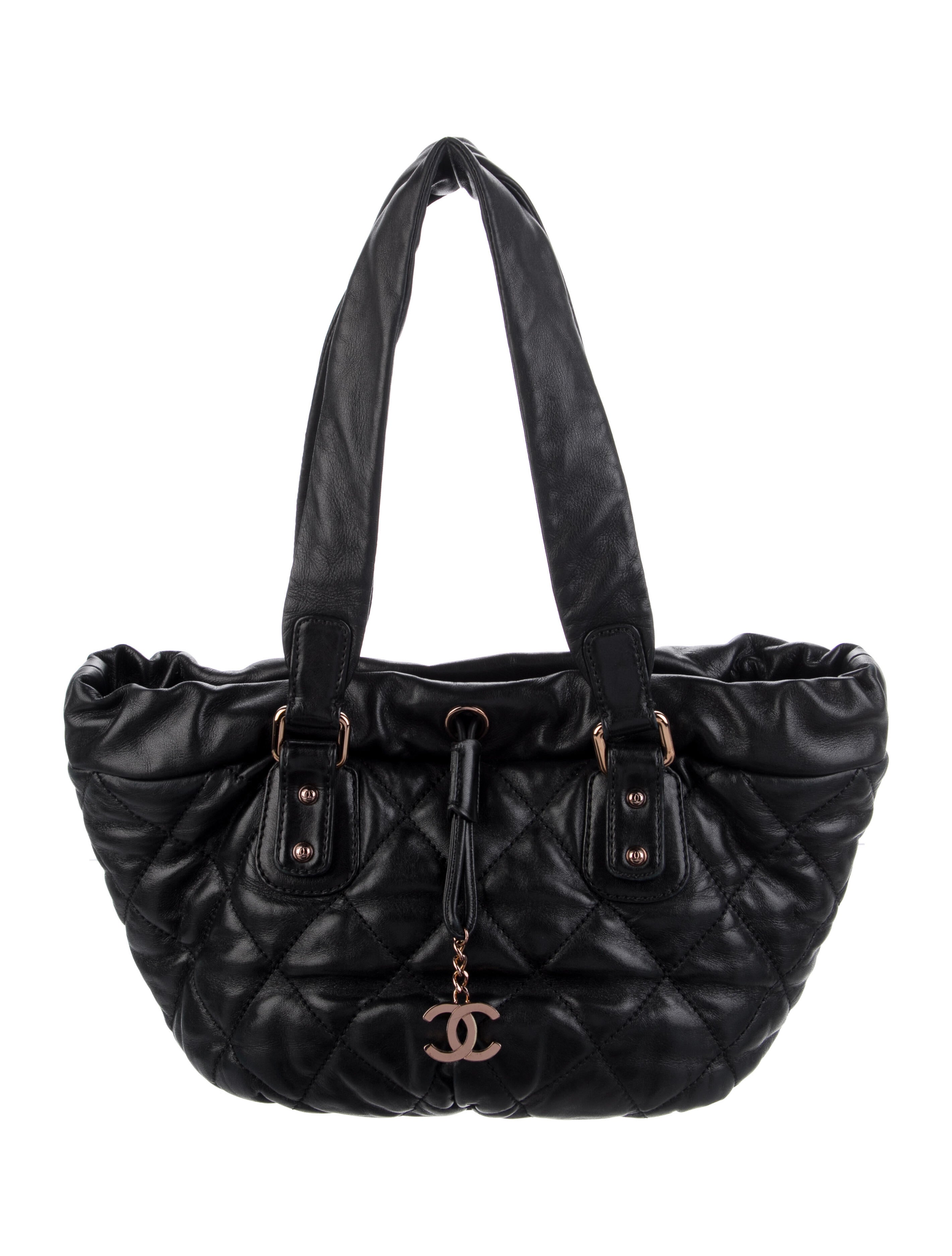 Chanel Small Cloudy Bundle Tote - Black Totes, Handbags - CHA898573 ...