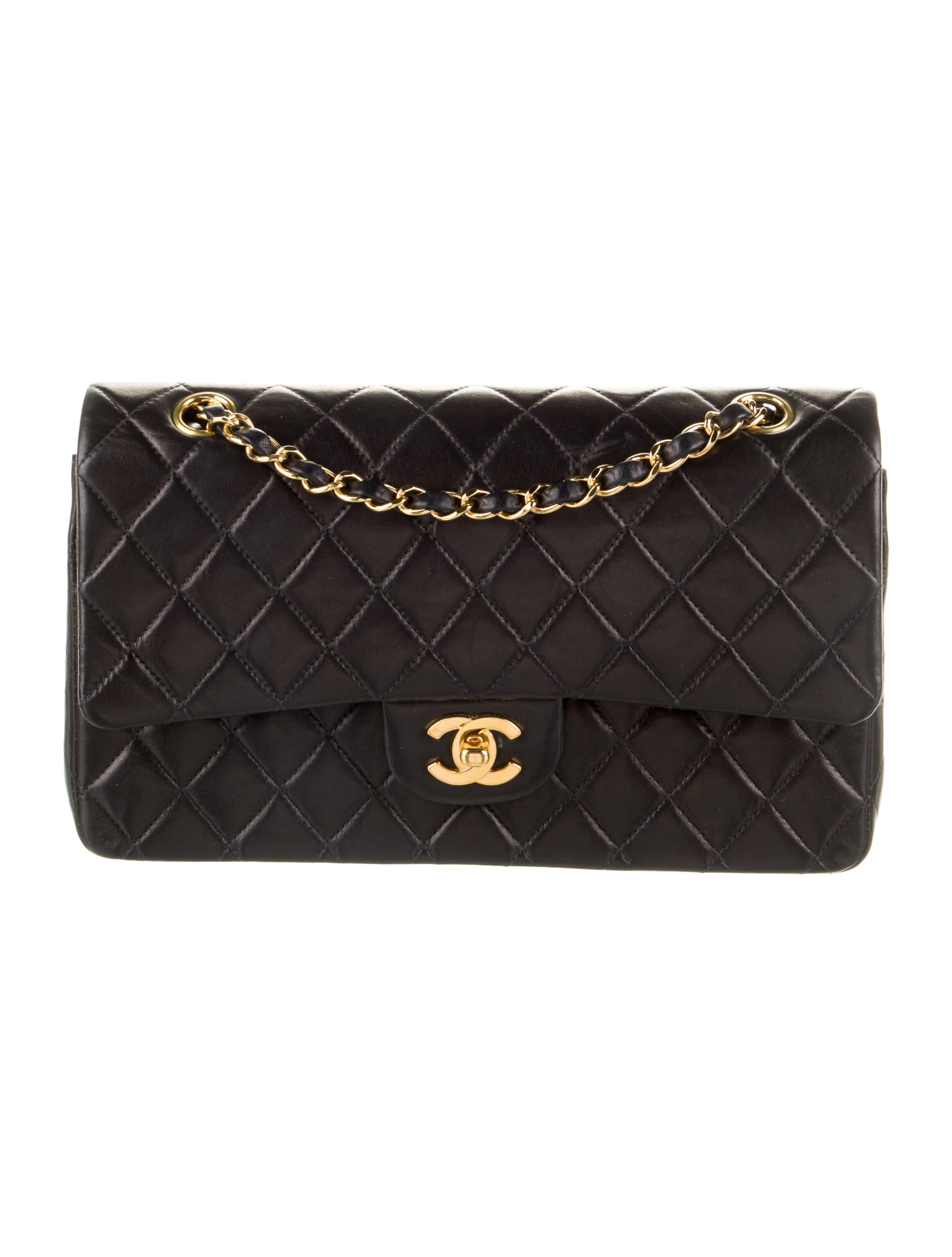Chanel Vintage Classic Mini Square Flap Bag - Black Shoulder Bags ...