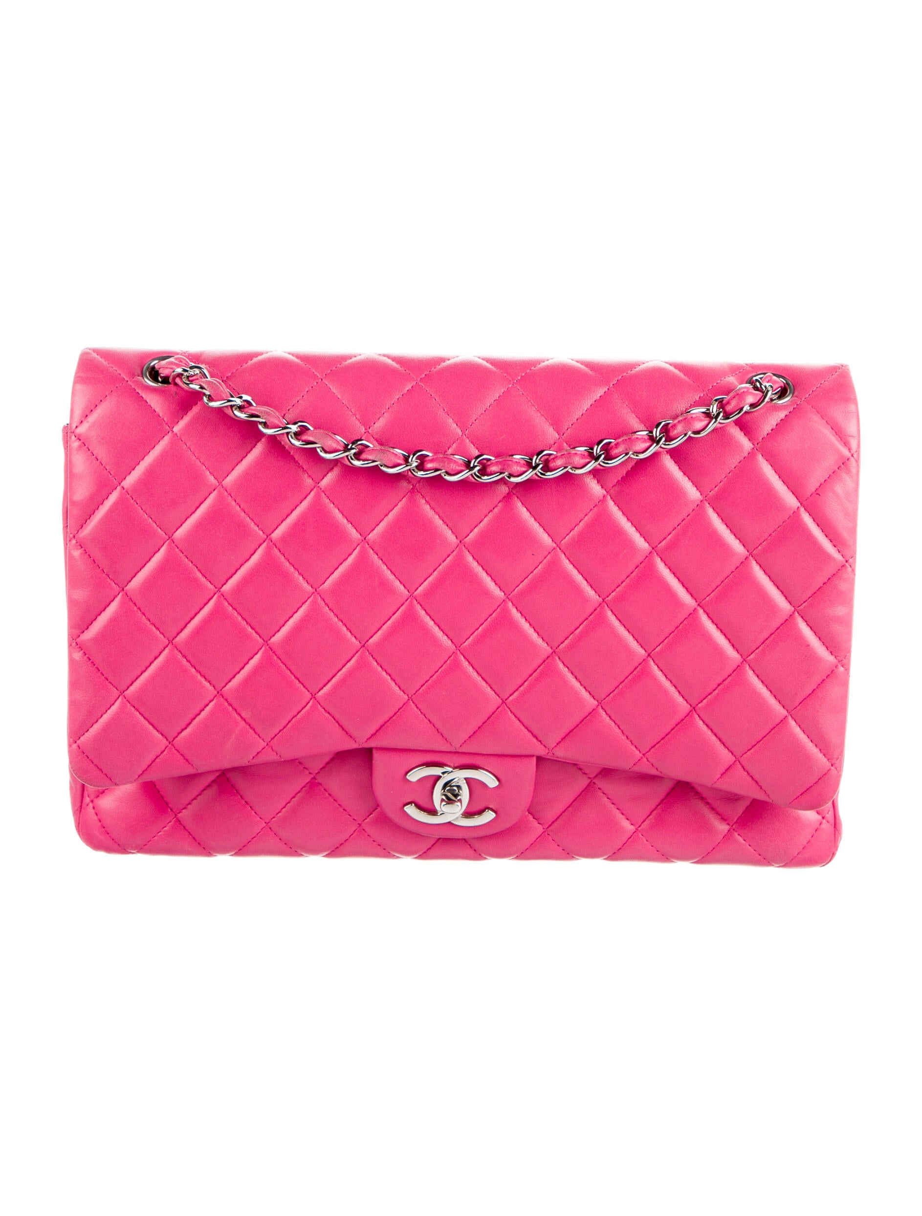 Chanel Classic Jumbo Double Flap Bag - Pink Shoulder Bags, Handbags ...