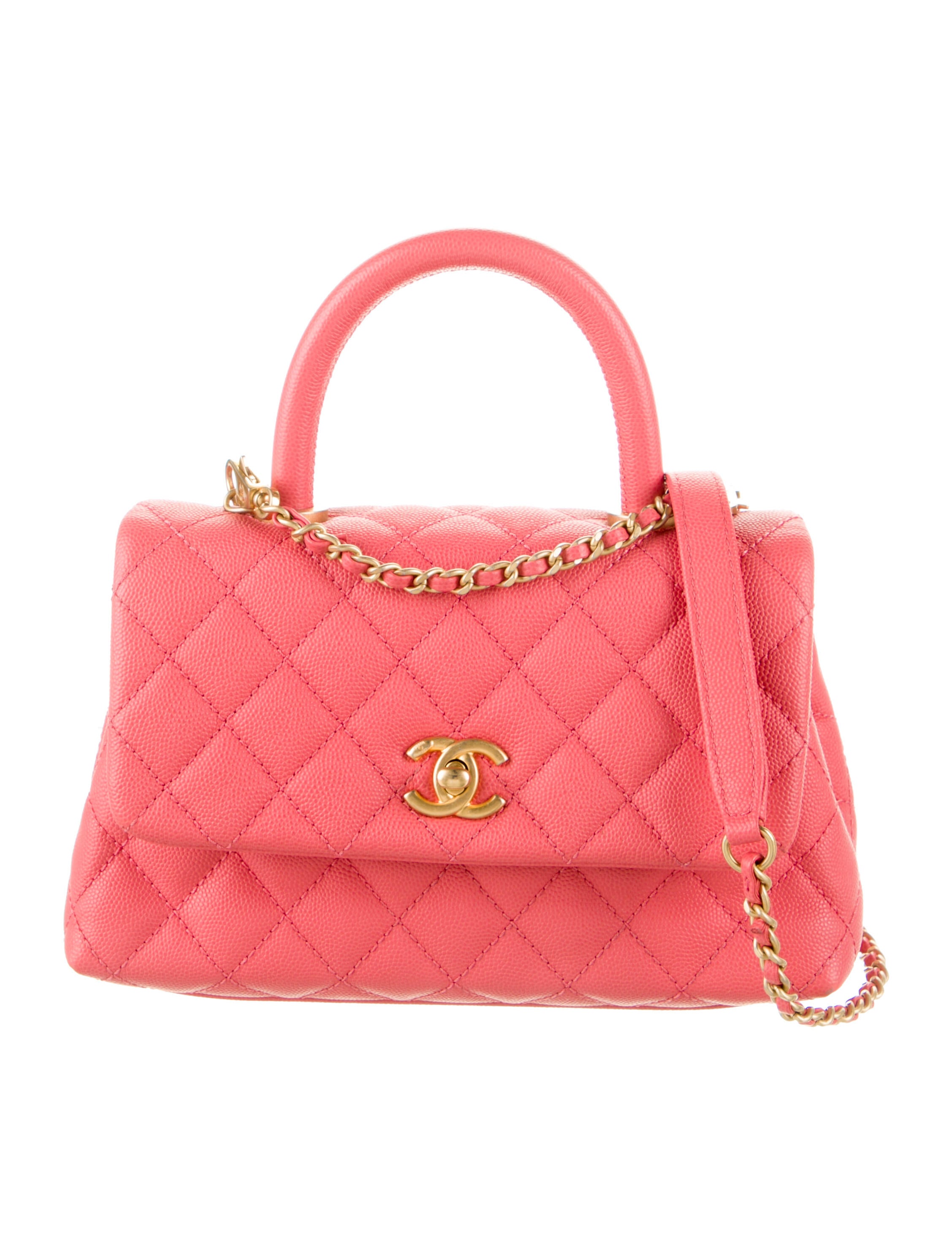 Chanel Mini Coco Handle Bag - Pink Handle Bags, Handbags - CHA905217 ...