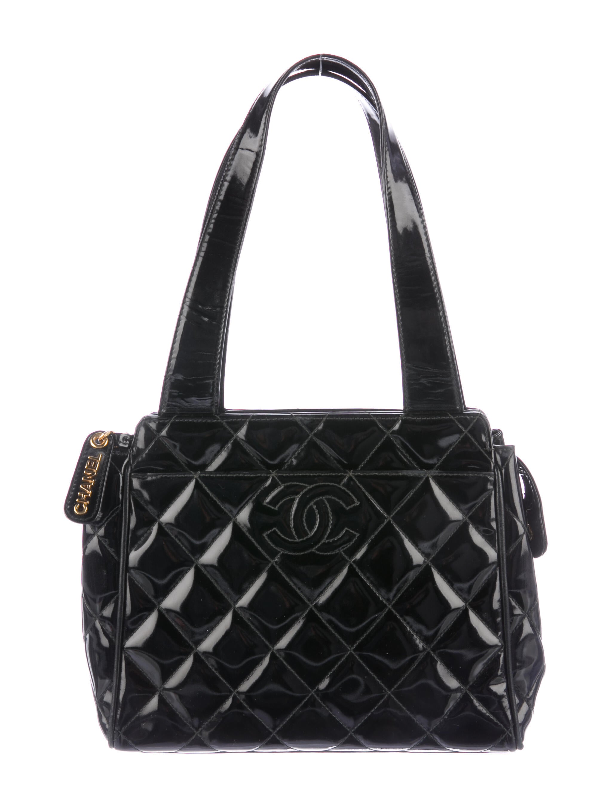 Chanel Small CC Quilted Tote - Black Shoulder Bags, Handbags ...