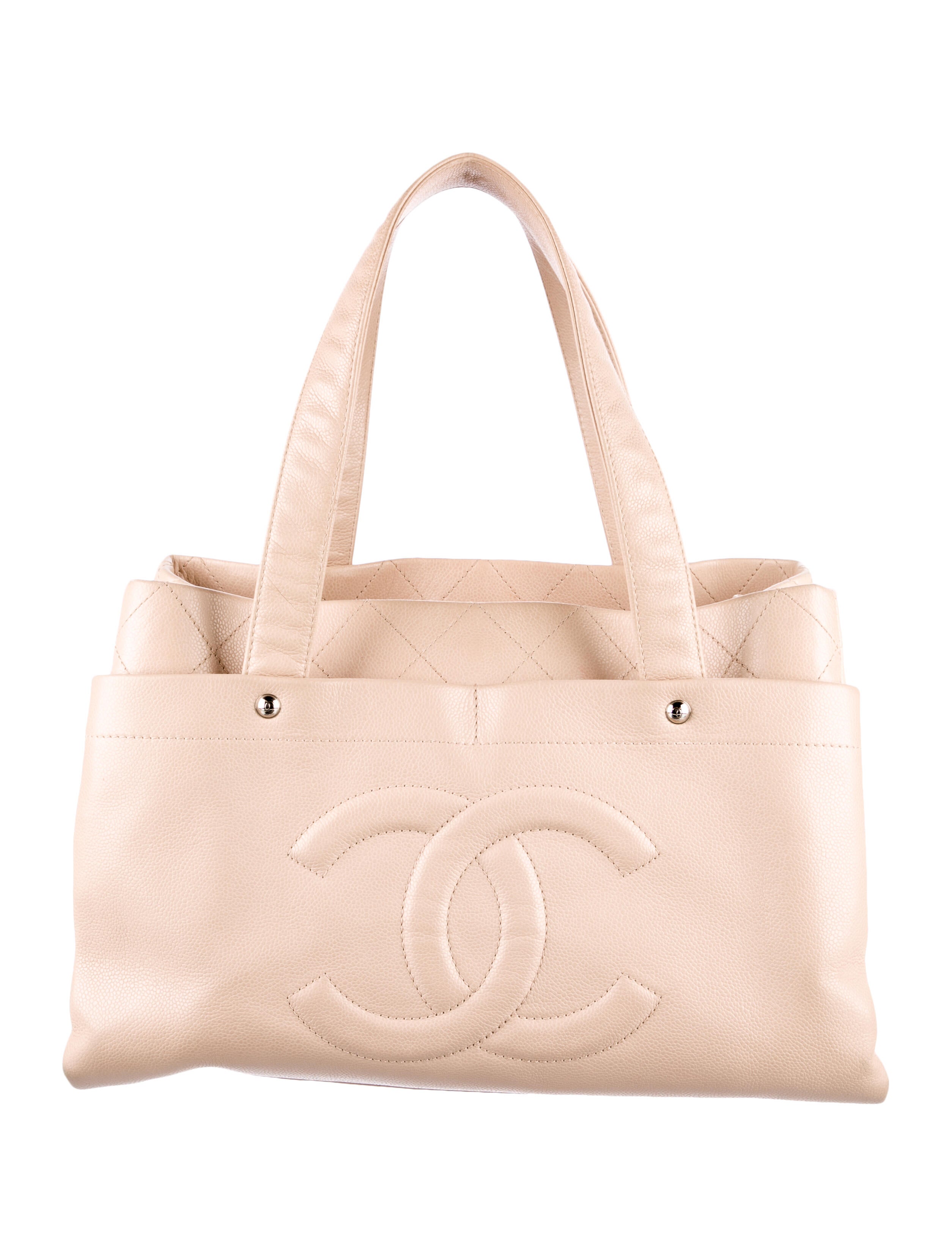 Chanel Timeless Caviar Tote - Neutrals Totes, Handbags - CHA909391 ...