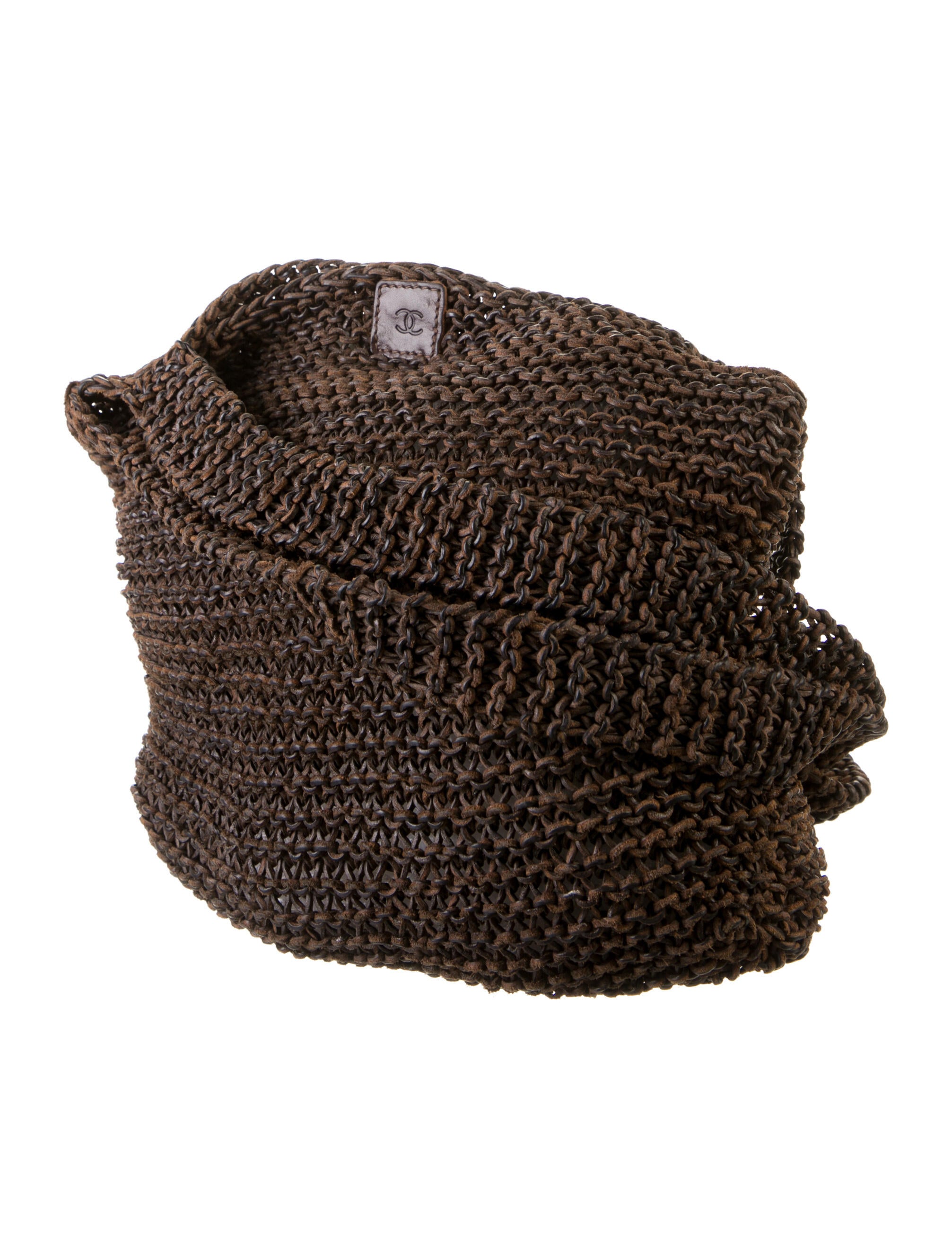 Chanel Crochet Leather Tote - Brown Totes, Handbags - CHA910140 | The ...