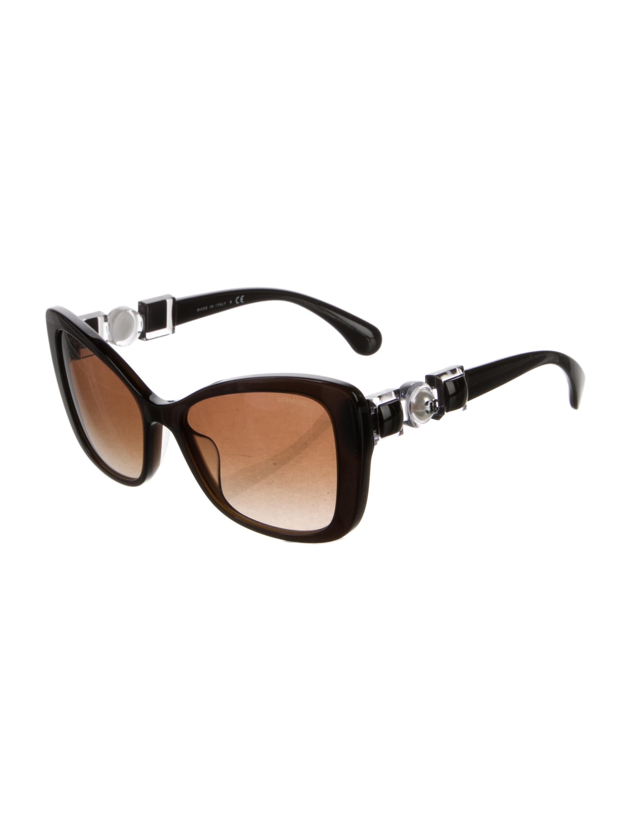 Chanel Cat-Eye Sunglasses - Brown Sunglasses, Accessories - CHA88927 ...