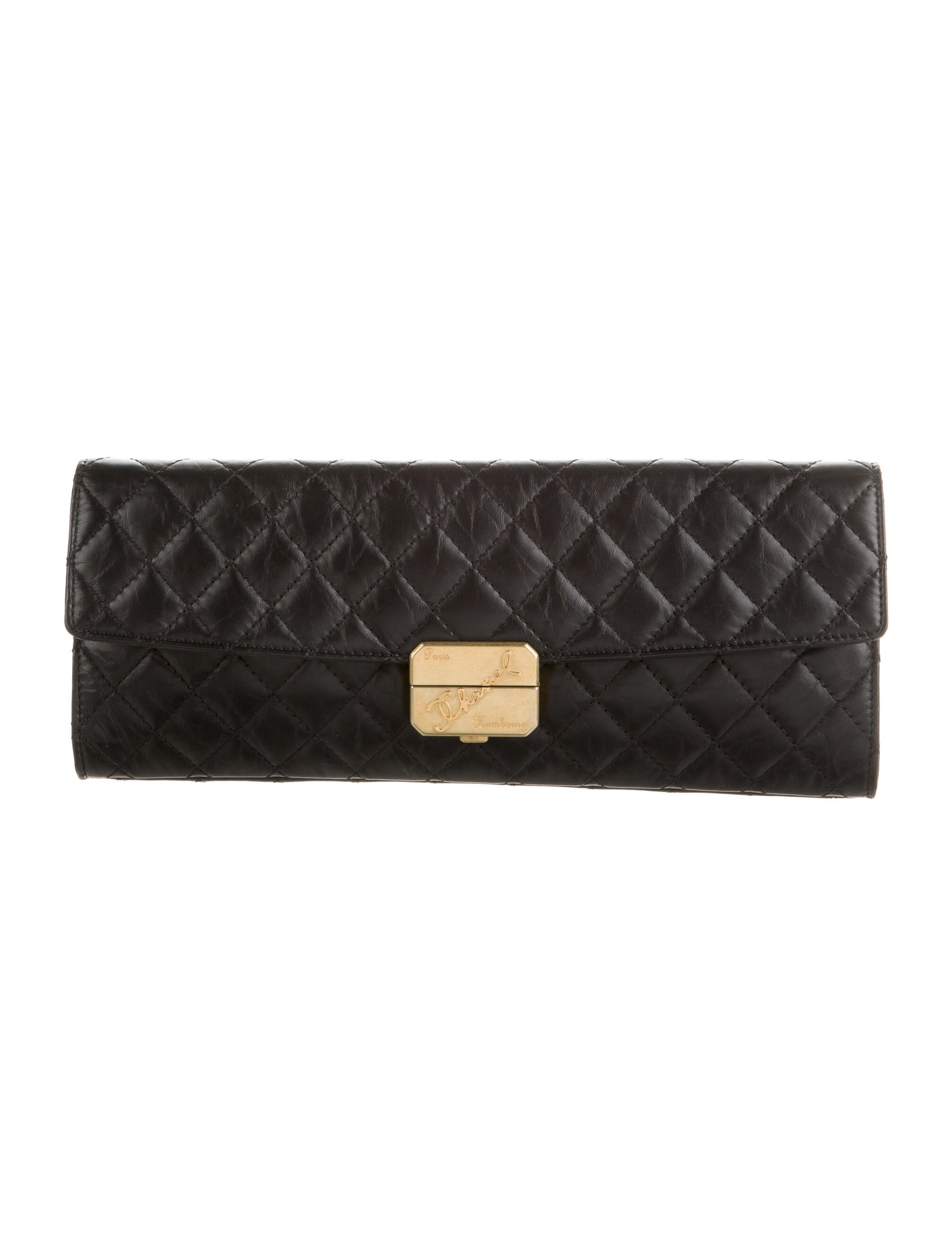 Chanel Timeless Frame Clutch - Black Clutches, Handbags - CHA799342 ...