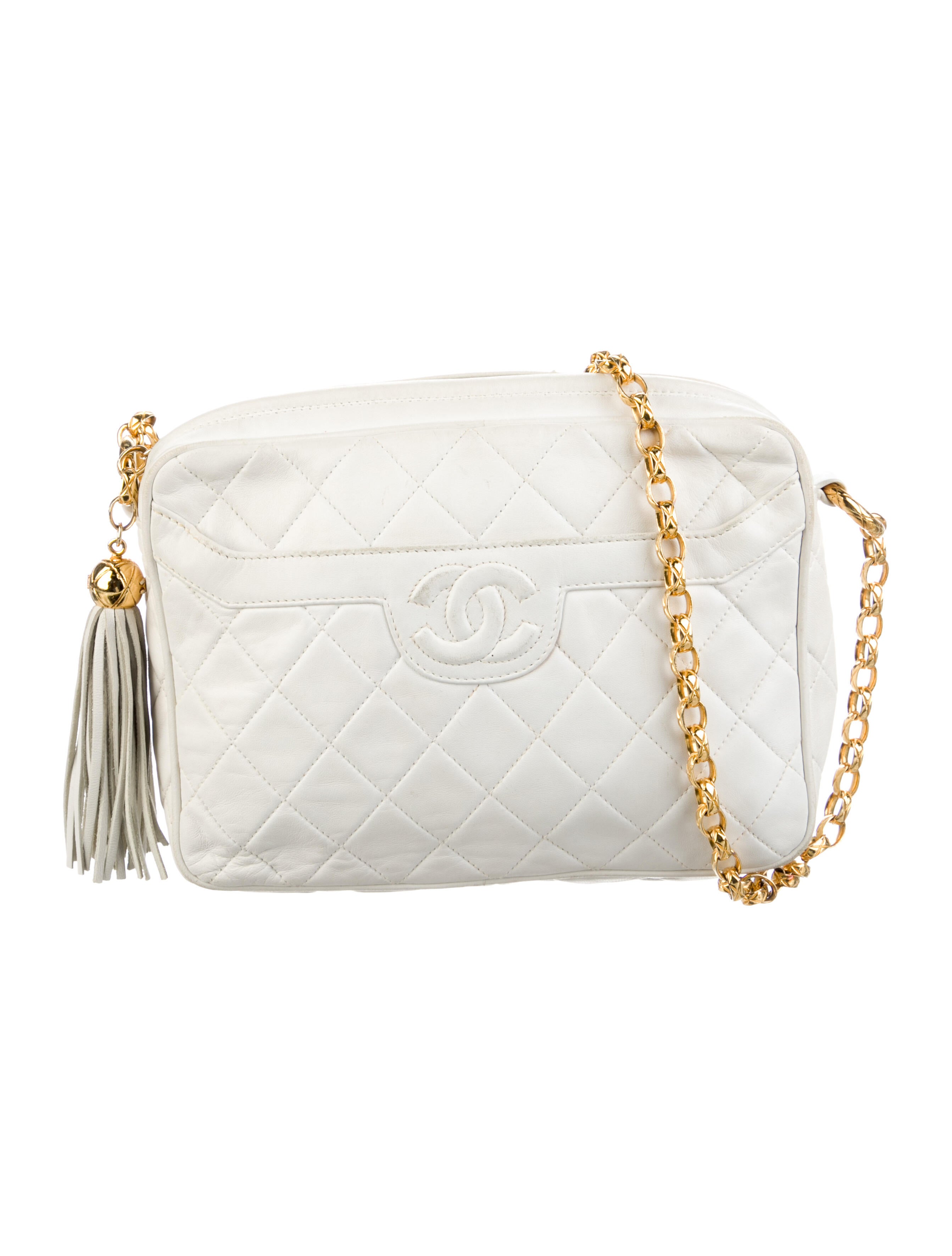 Chanel Bijoux Tassel Camera Bag - White Shoulder Bags, Handbags ...
