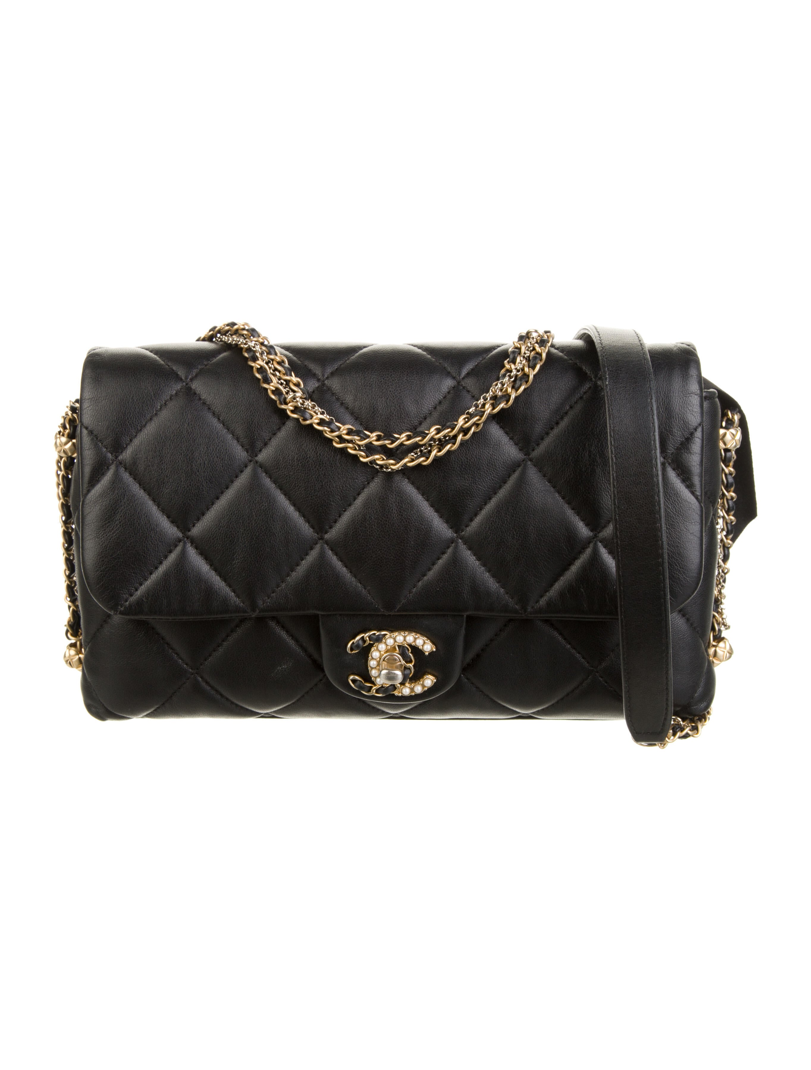 Chanel 2021 Crush On Chains Flap Bag - Black Crossbody Bags, Handbags ...