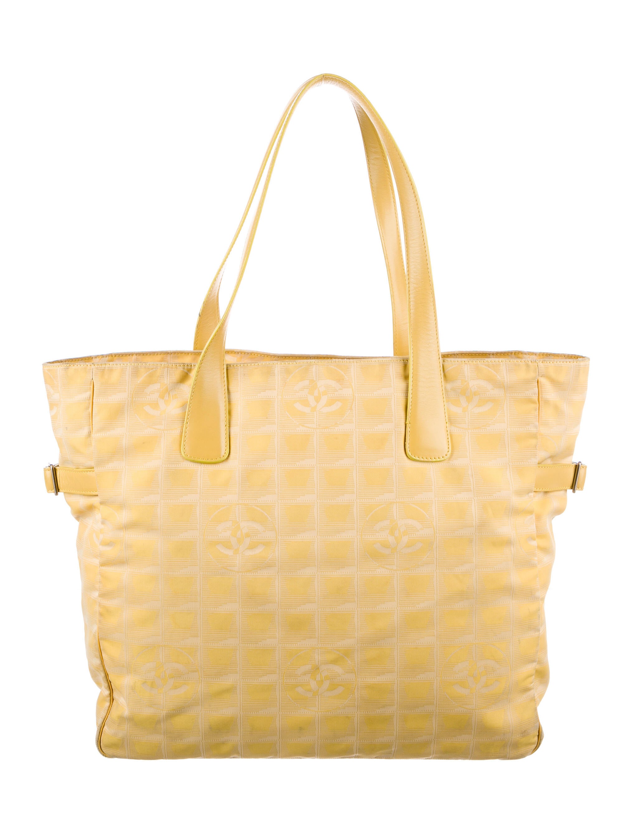 Chanel Large Travel Ligne Tote - Yellow Totes, Handbags - CHA924809 ...