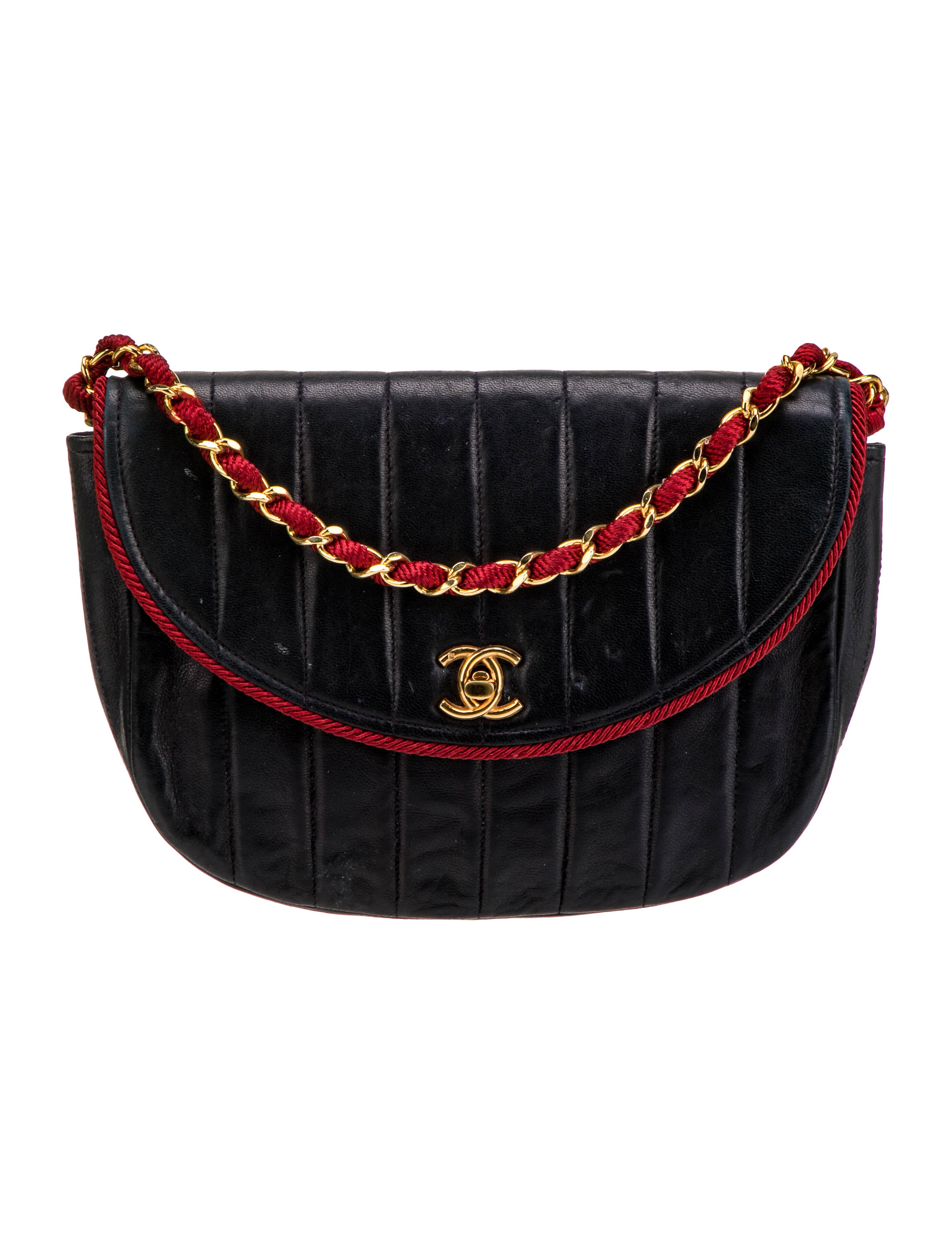 Chanel Half Moon CC Flap Bag - Blue Shoulder Bags, Handbags - CHA926460 ...