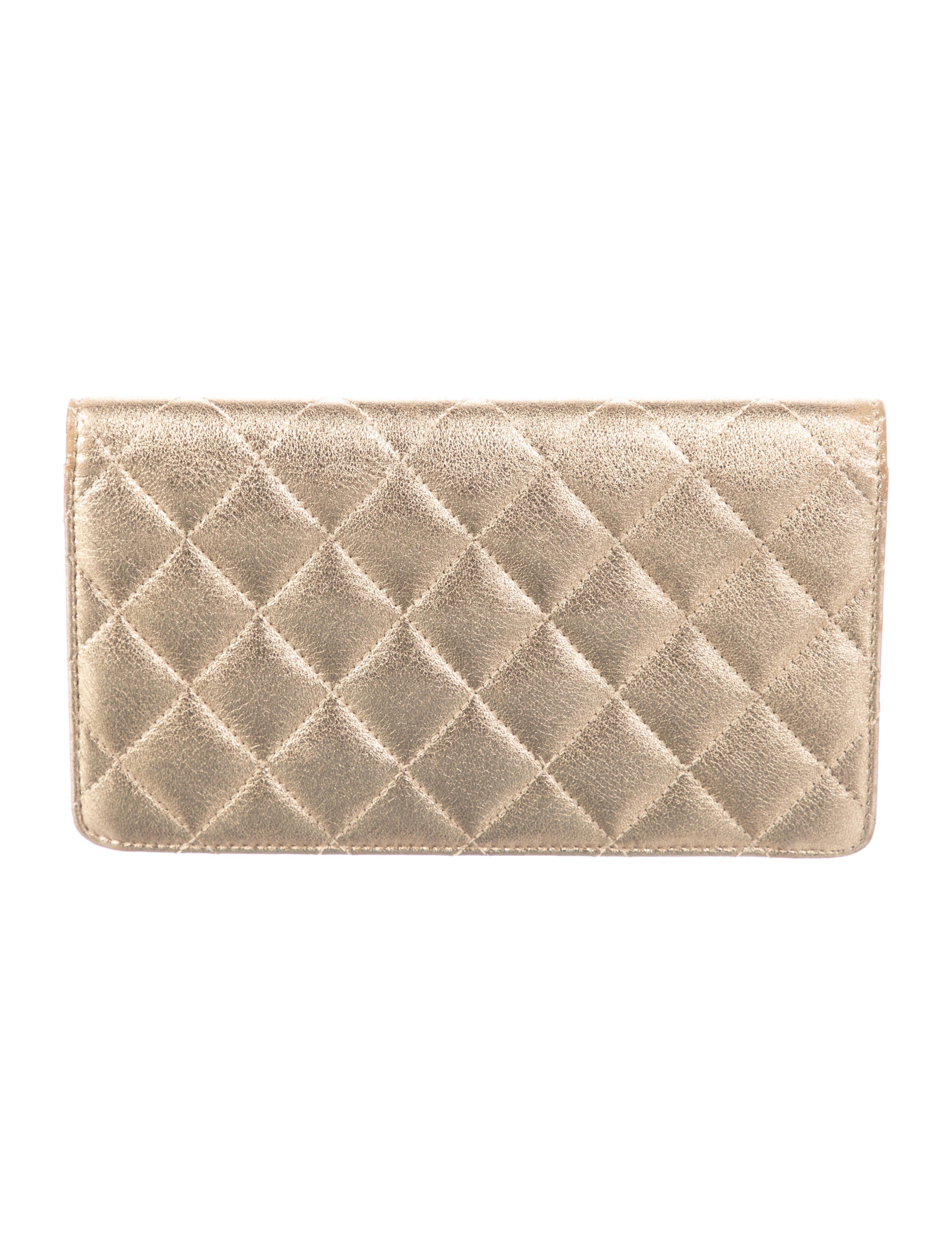 Chanel Reissue Yen Continental Leather Wallet - Gold Wallets ...