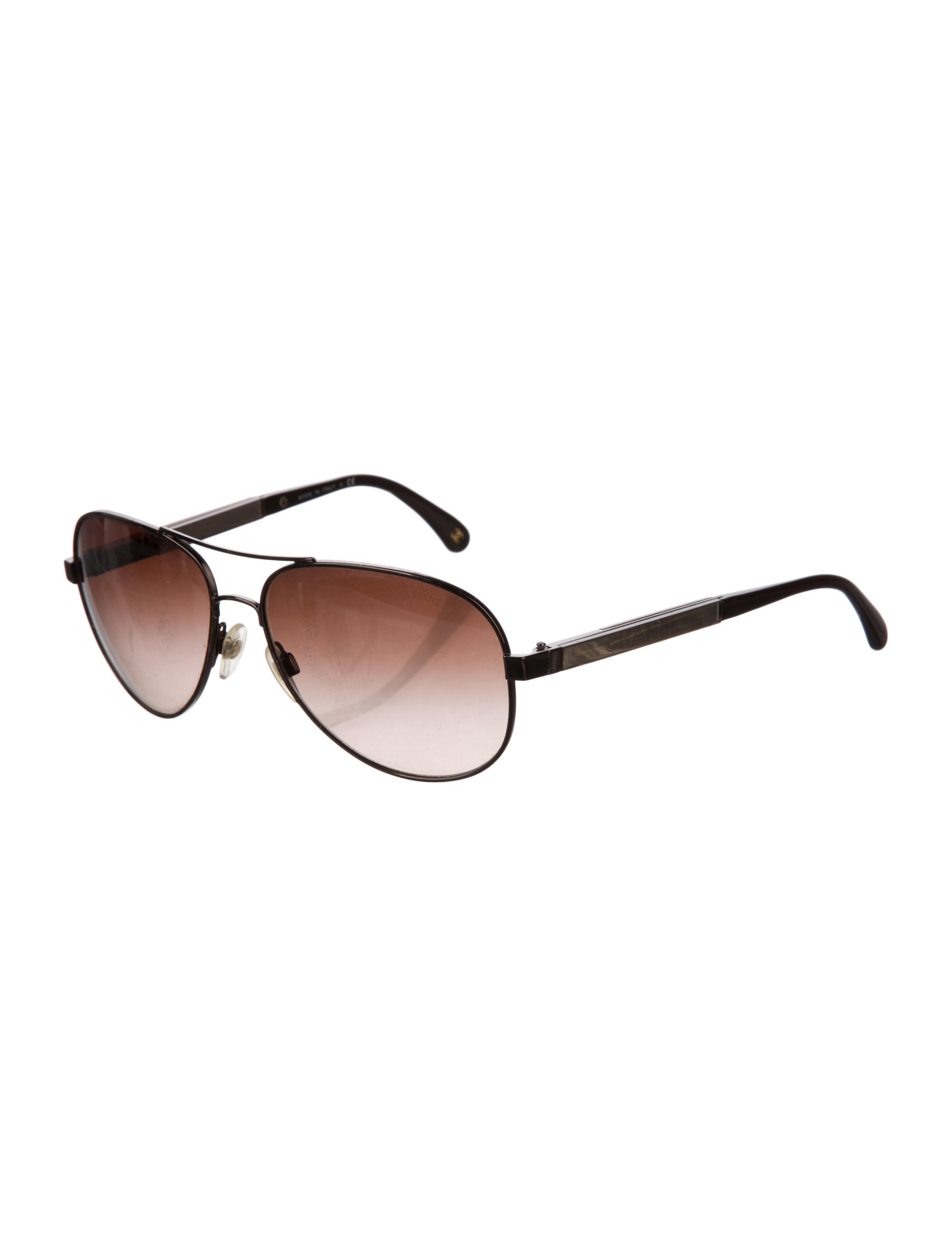 Chanel Aviator Gradient Sunglasses - Brown Sunglasses, Accessories ...