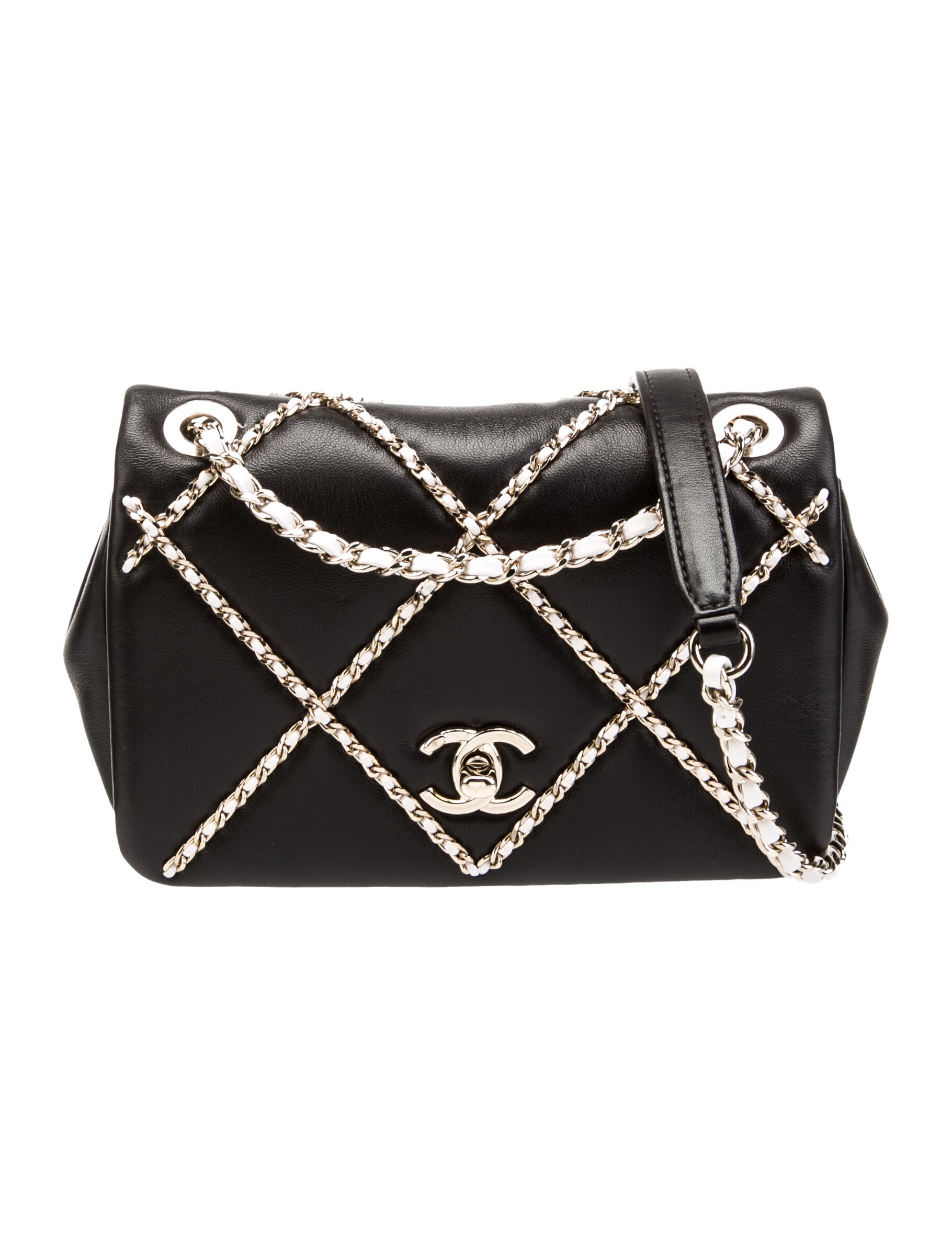 Chanel Entwined Chain Bag - Black Shoulder Bags, Handbags - CHA939190 ...