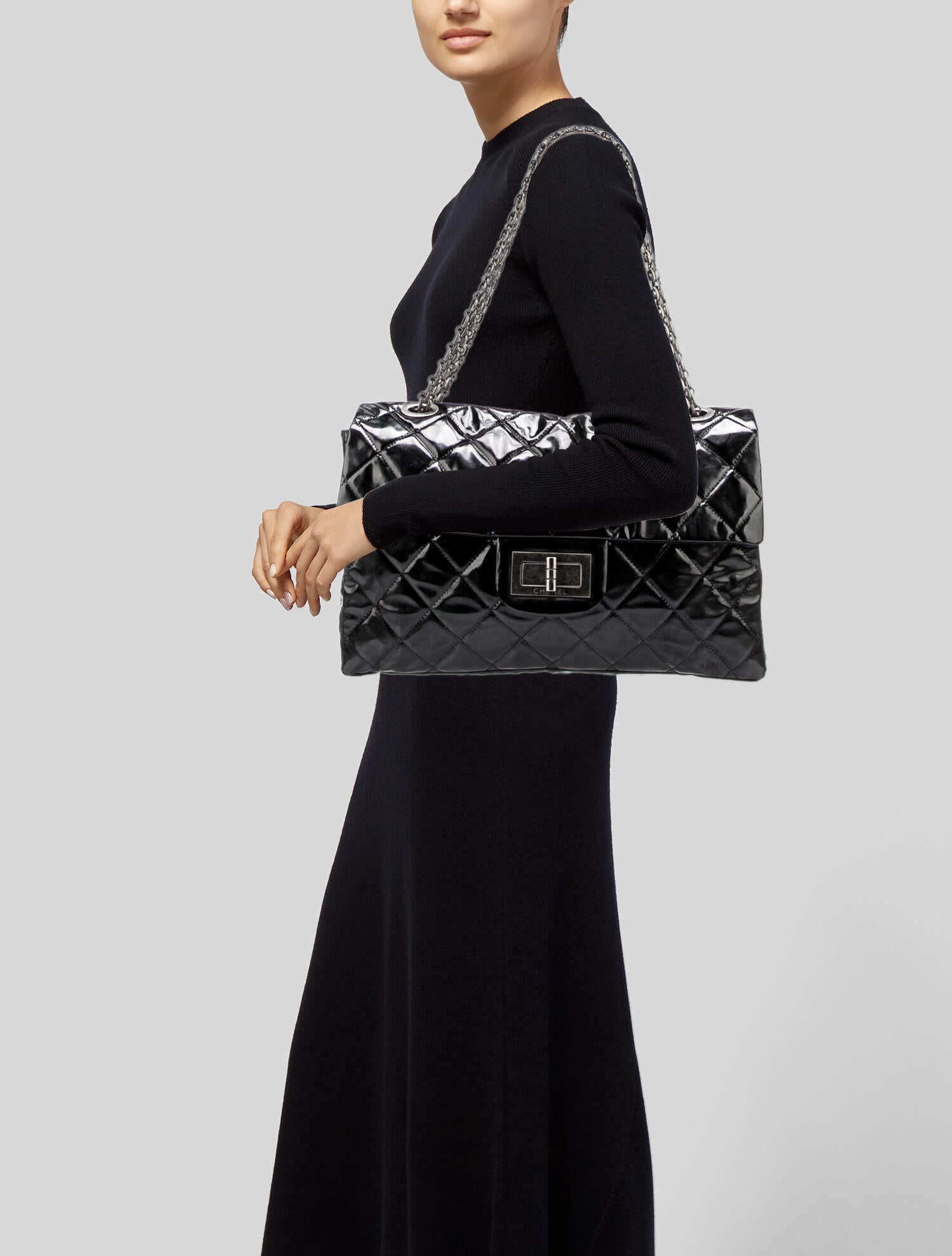 Chanel Reissue XXL Flap Bag - Black Shoulder Bags, Handbags - CHA939247 ...