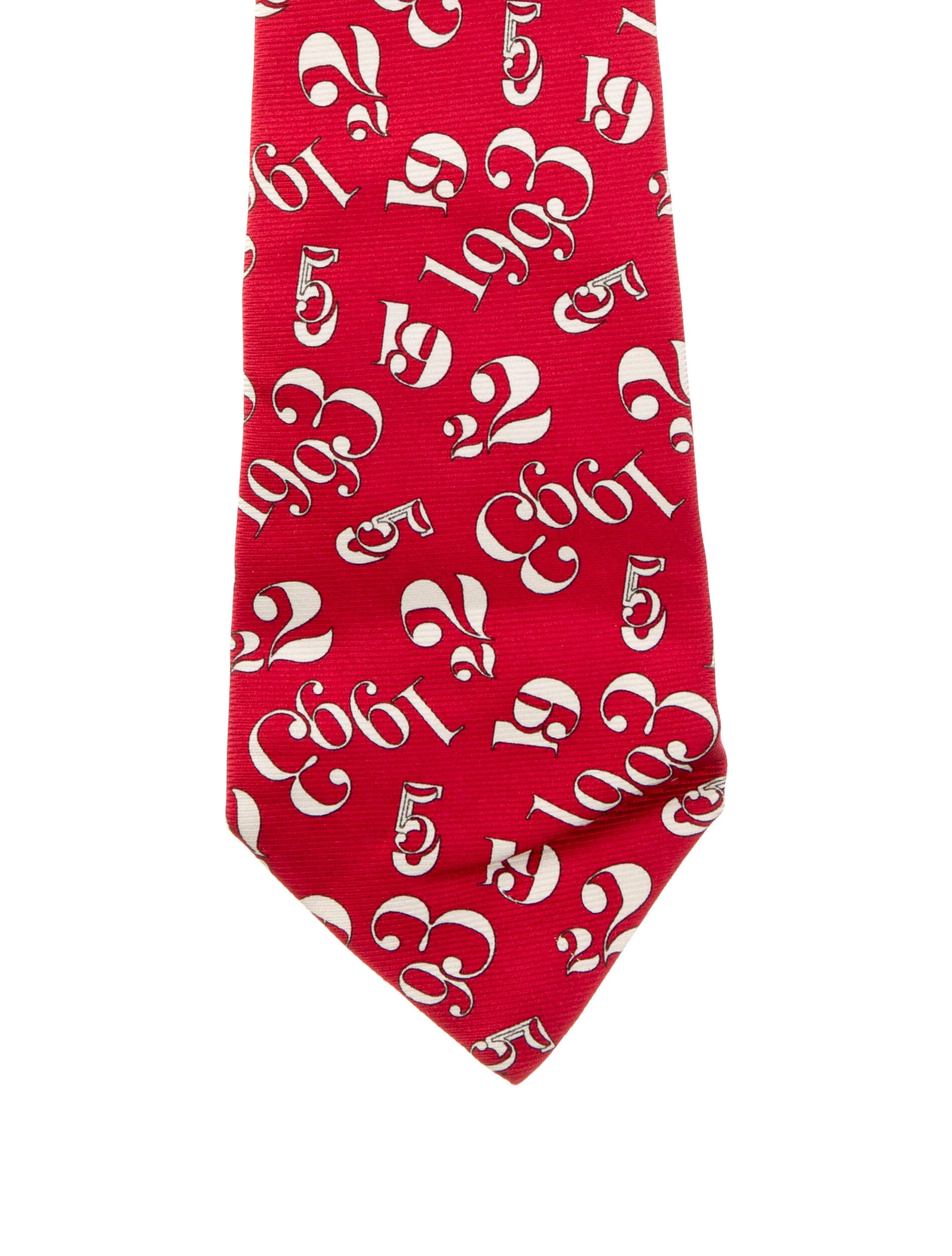 Chanel Printed Silk Tie - Red Ties, Suiting Accessories - CHA940831 ...