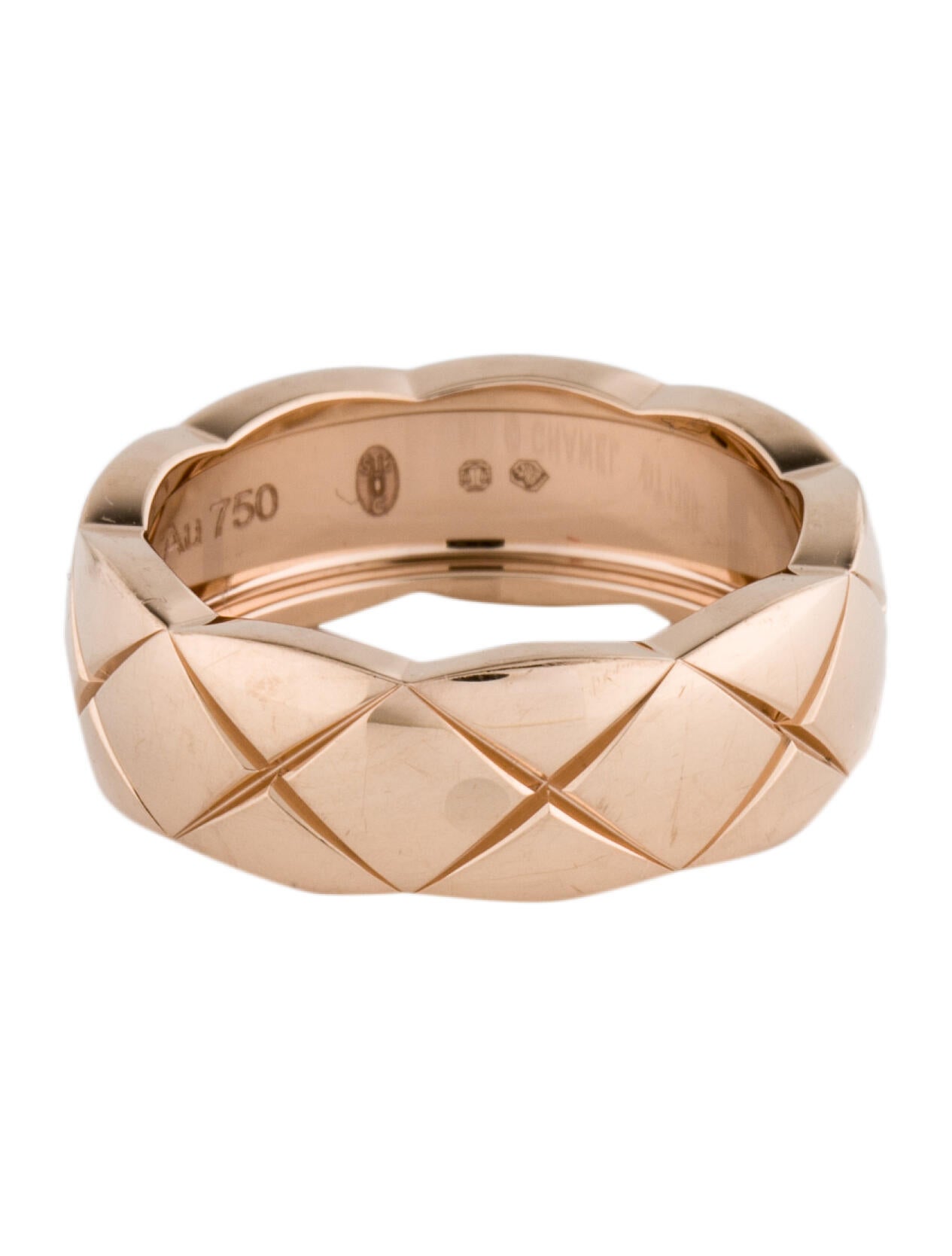 Chanel 18K Coco Crush Band - 18K Rose Gold Band, Rings - CHA942379 | The RealReal