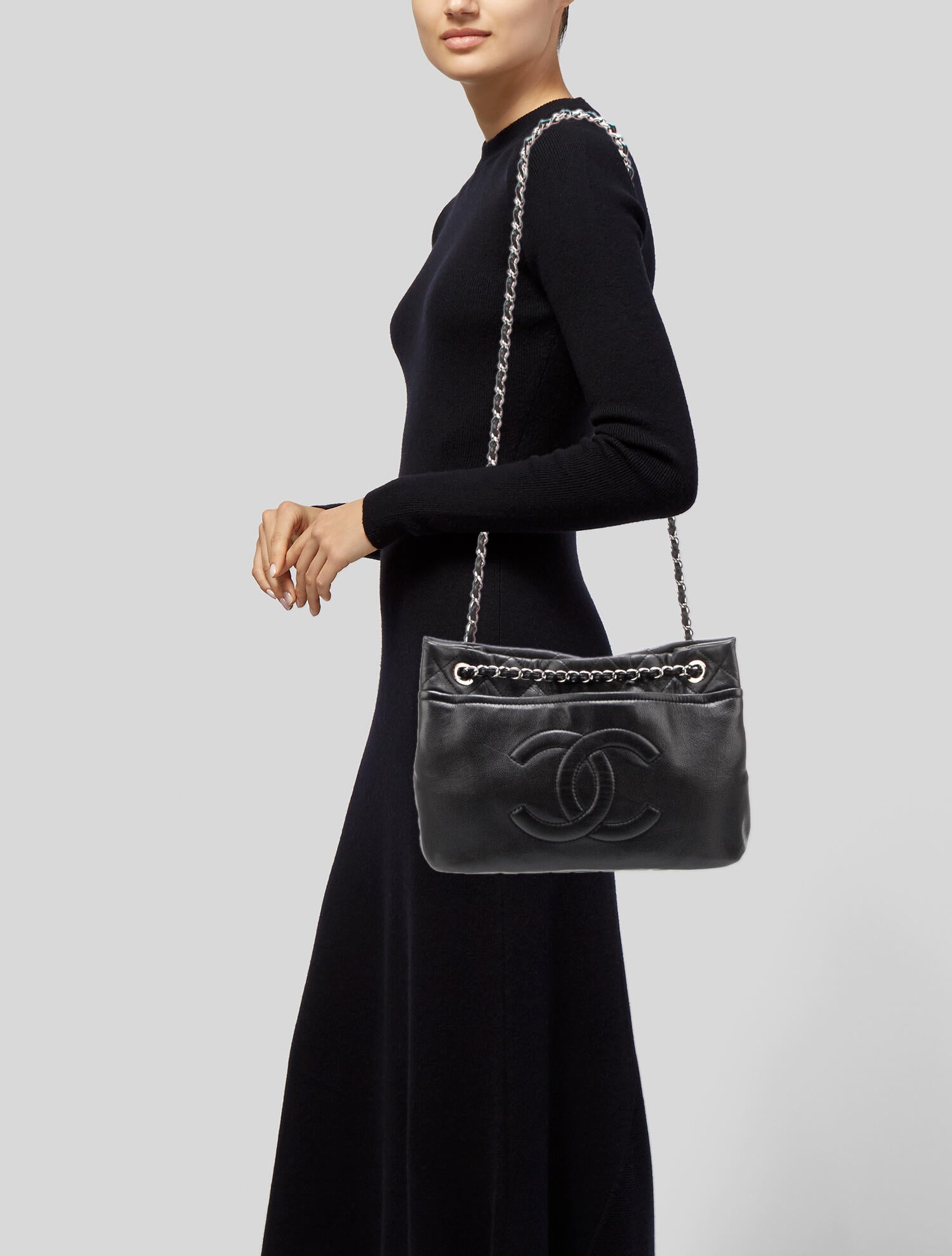 Chanel Paris-Shanghai Timeless Soft Shopper - Black Totes, Handbags ...