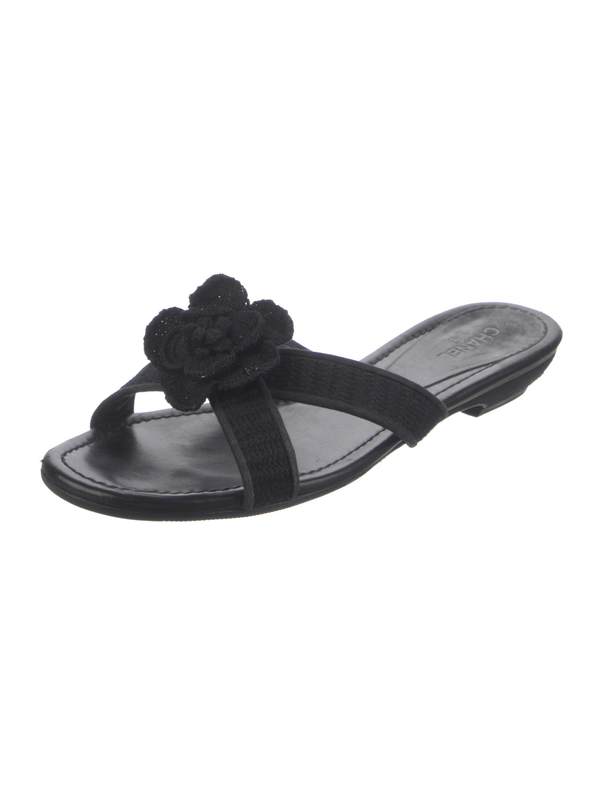 Chanel Vintage 2004 Slides - Black Sandals, Shoes - CHA945361 | The ...