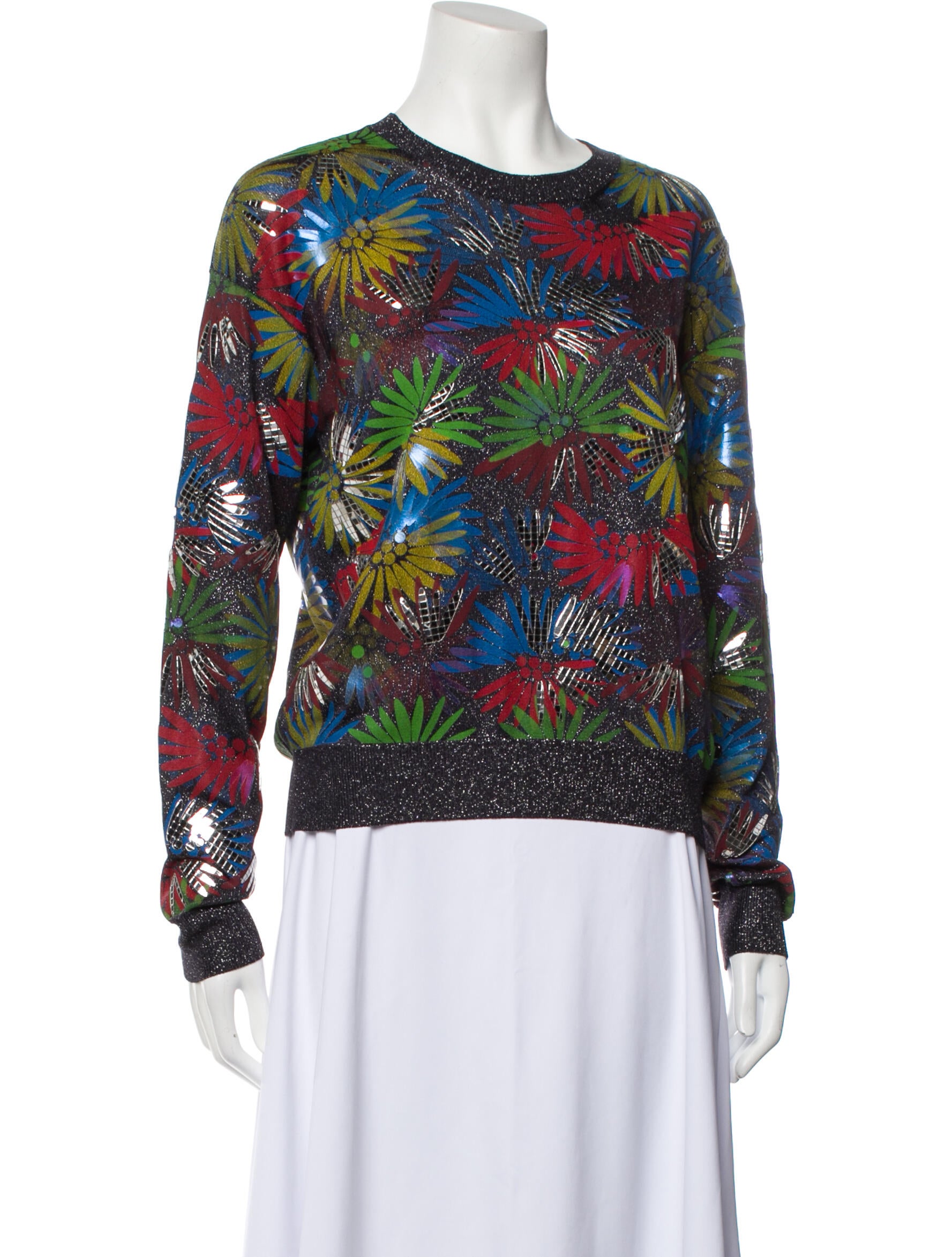 Chanel 2017 Printed Sweater - Grey Knitwear, Clothing - CHA946927 | The ...