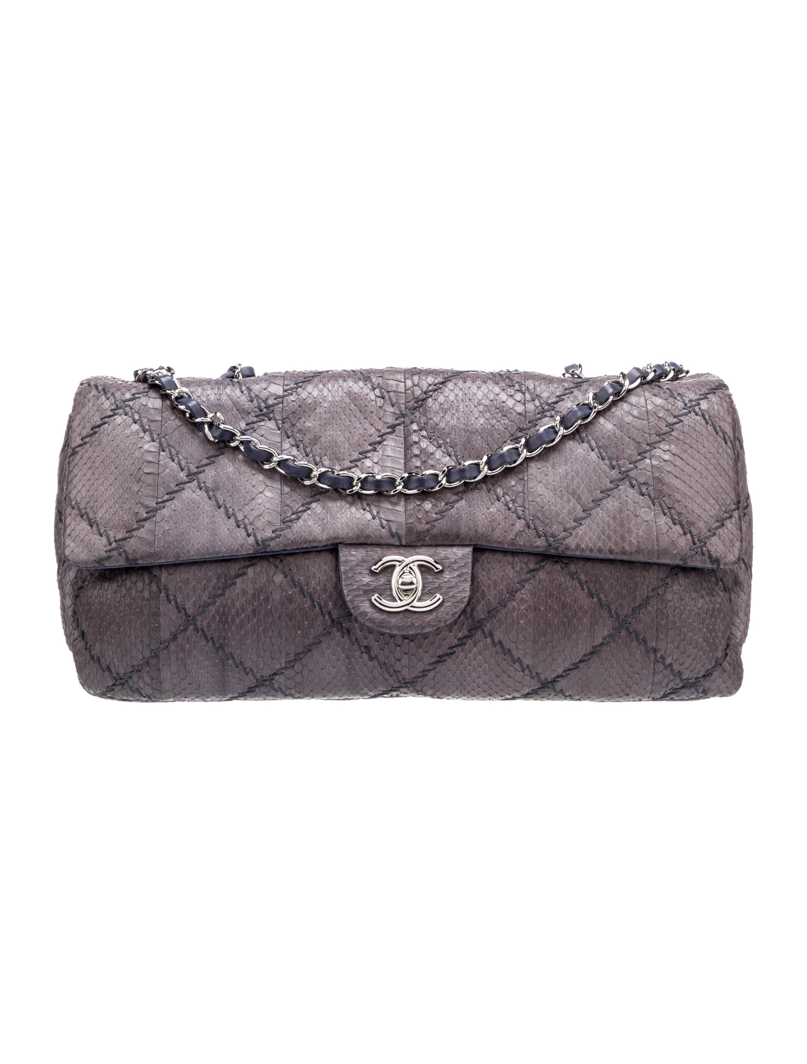 Chanel Graphic Edge Flap Bag - Metallic Shoulder Bags, Handbags ...