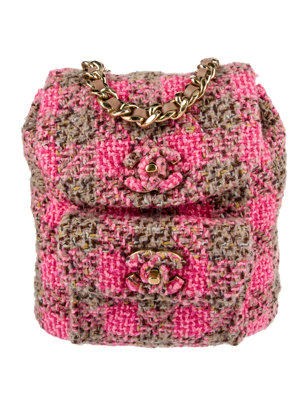 Chanel 2022 Tweed Duma Backpack - Gem