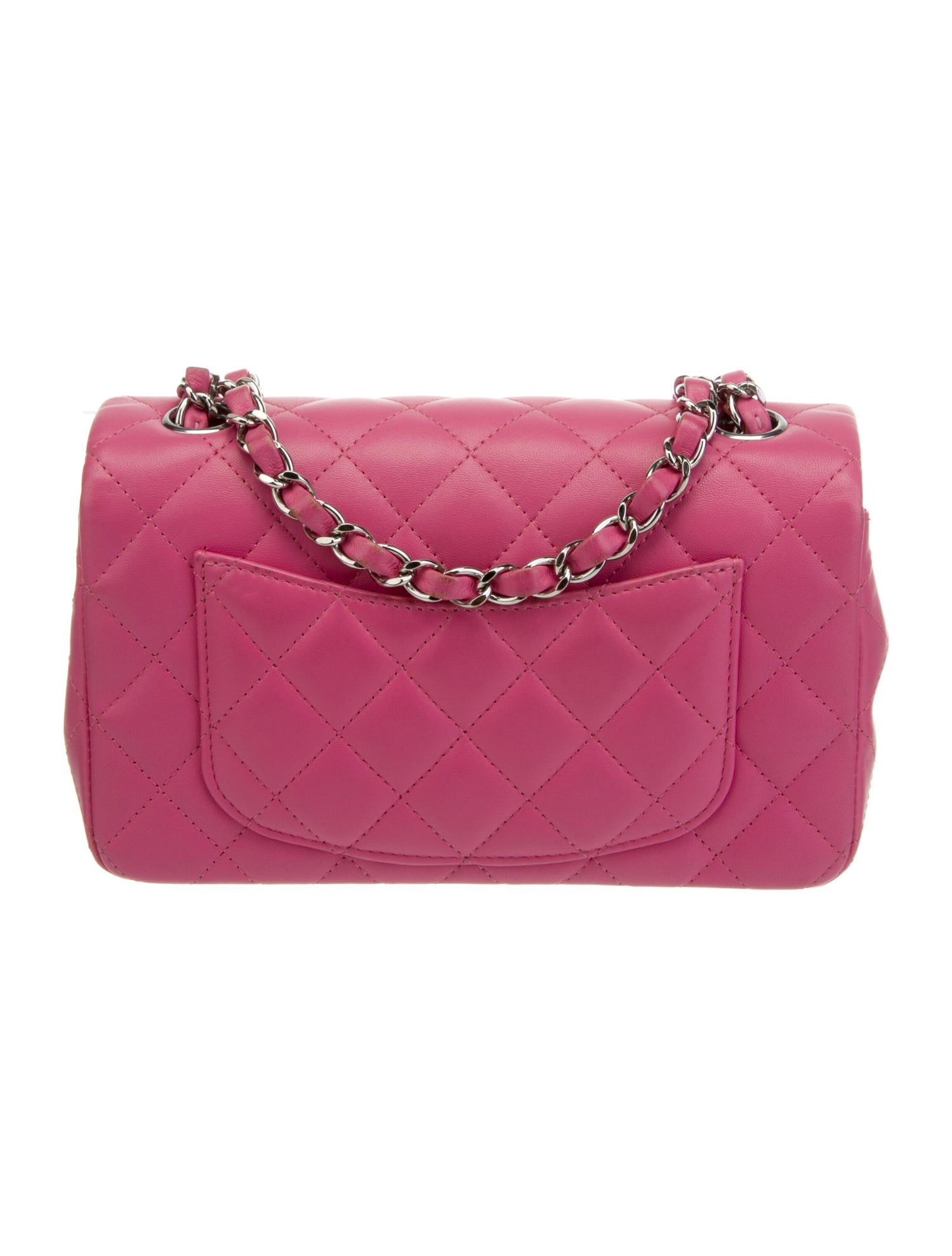 Chanel Rectangular Mini Classic Flap Bag - Pink Shoulder Bags, Handbags ...