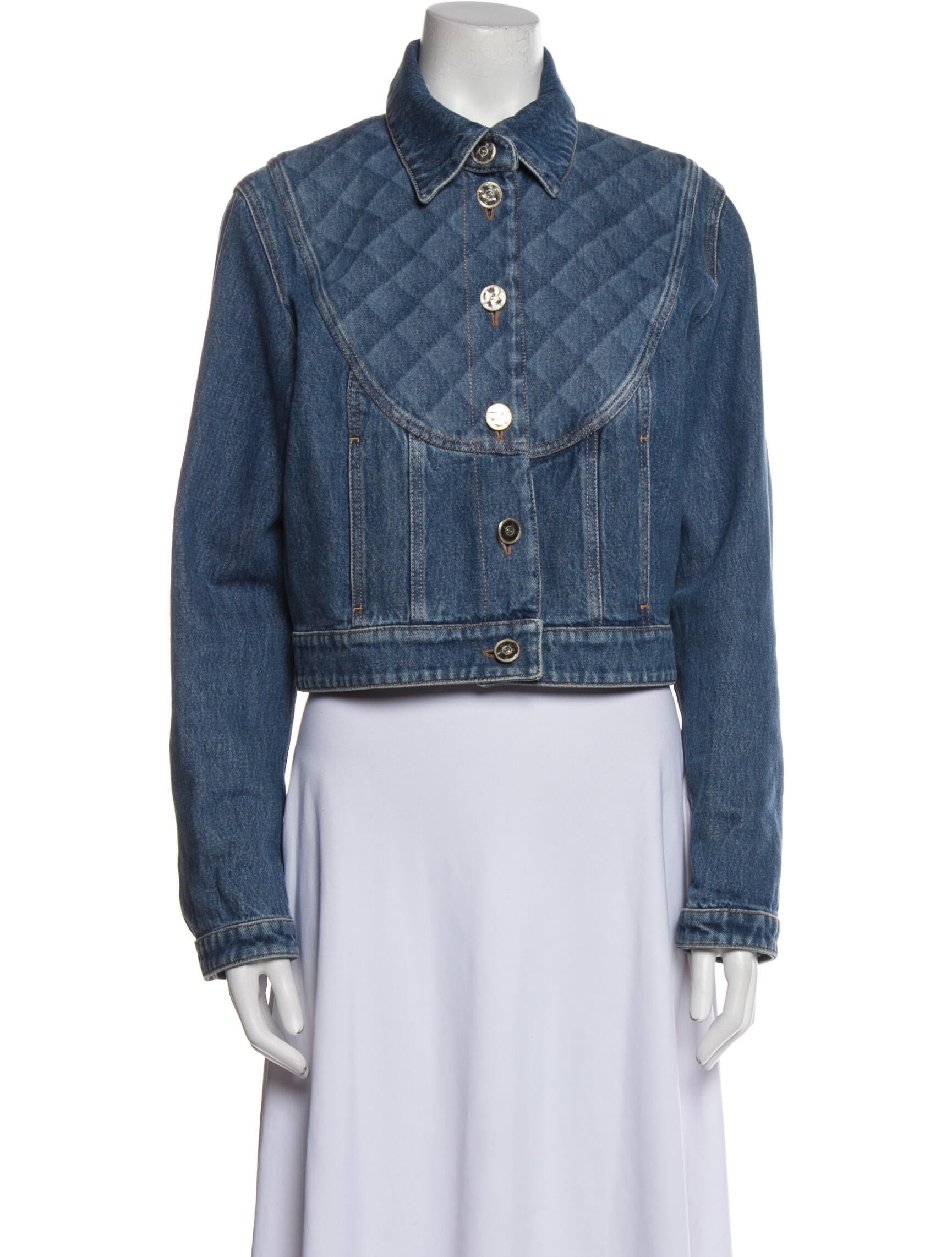 Chanel 2022 Denim Jacket - Blue Jackets, Clothing - CHA954847 | The ...
