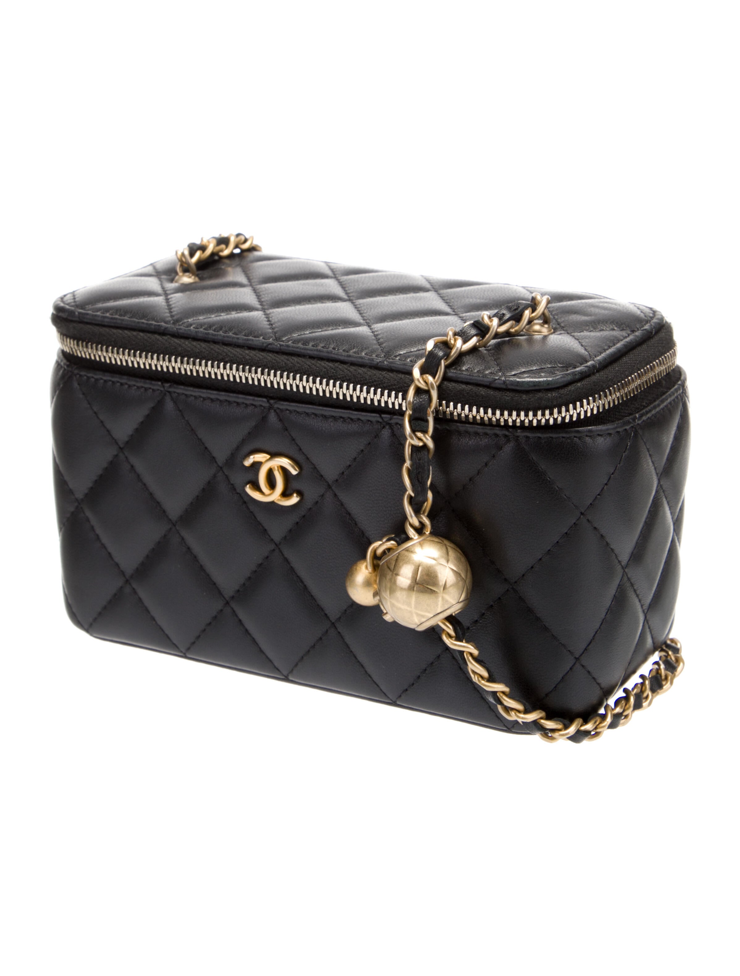 Chanel Pearl Crush Vanity Case - Black Crossbody Bags, Handbags ...