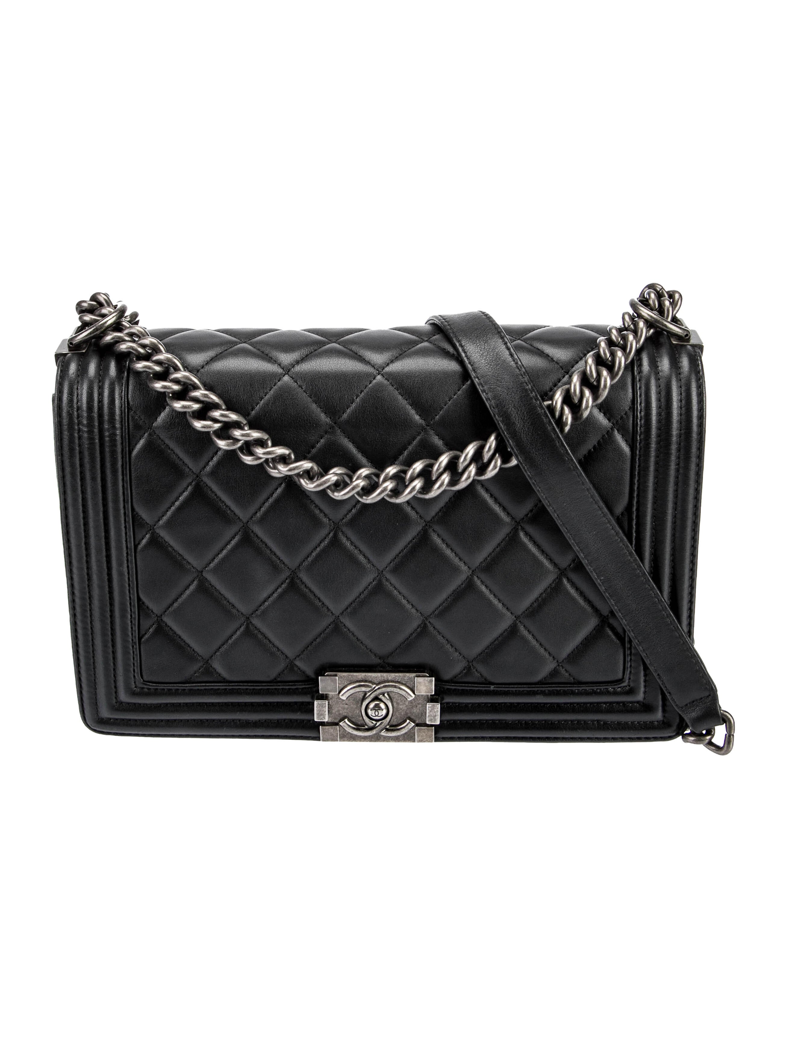 Chanel Medium 3D Pleated Boy Bag - Black Shoulder Bags, Handbags ...