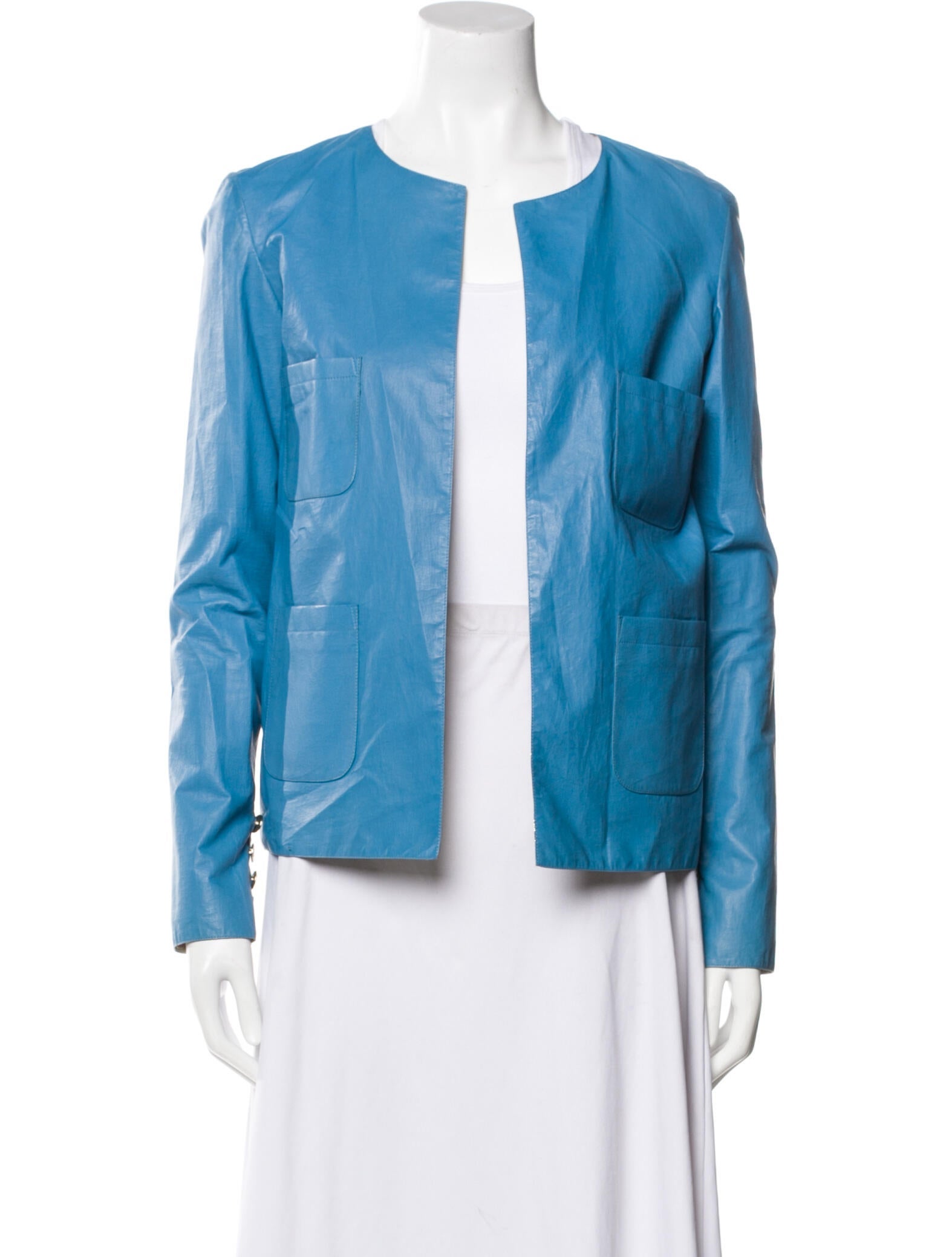 Courrèges Vintage Late 1970's - Early 1980's Faux Fur Jacket - Red ...