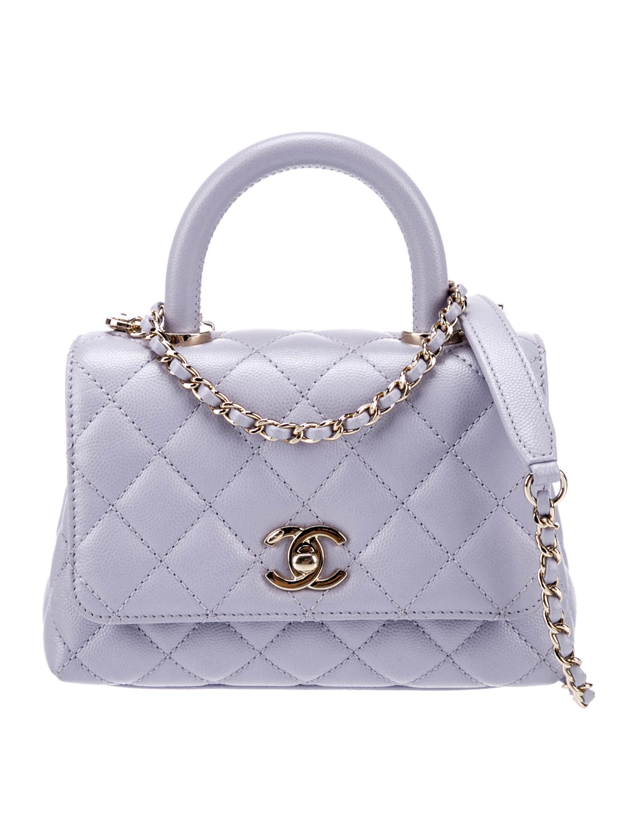 Chanel Coco Lady Flap Handle Bag w/ Tags - Pink Handle Bags, Handbags ...