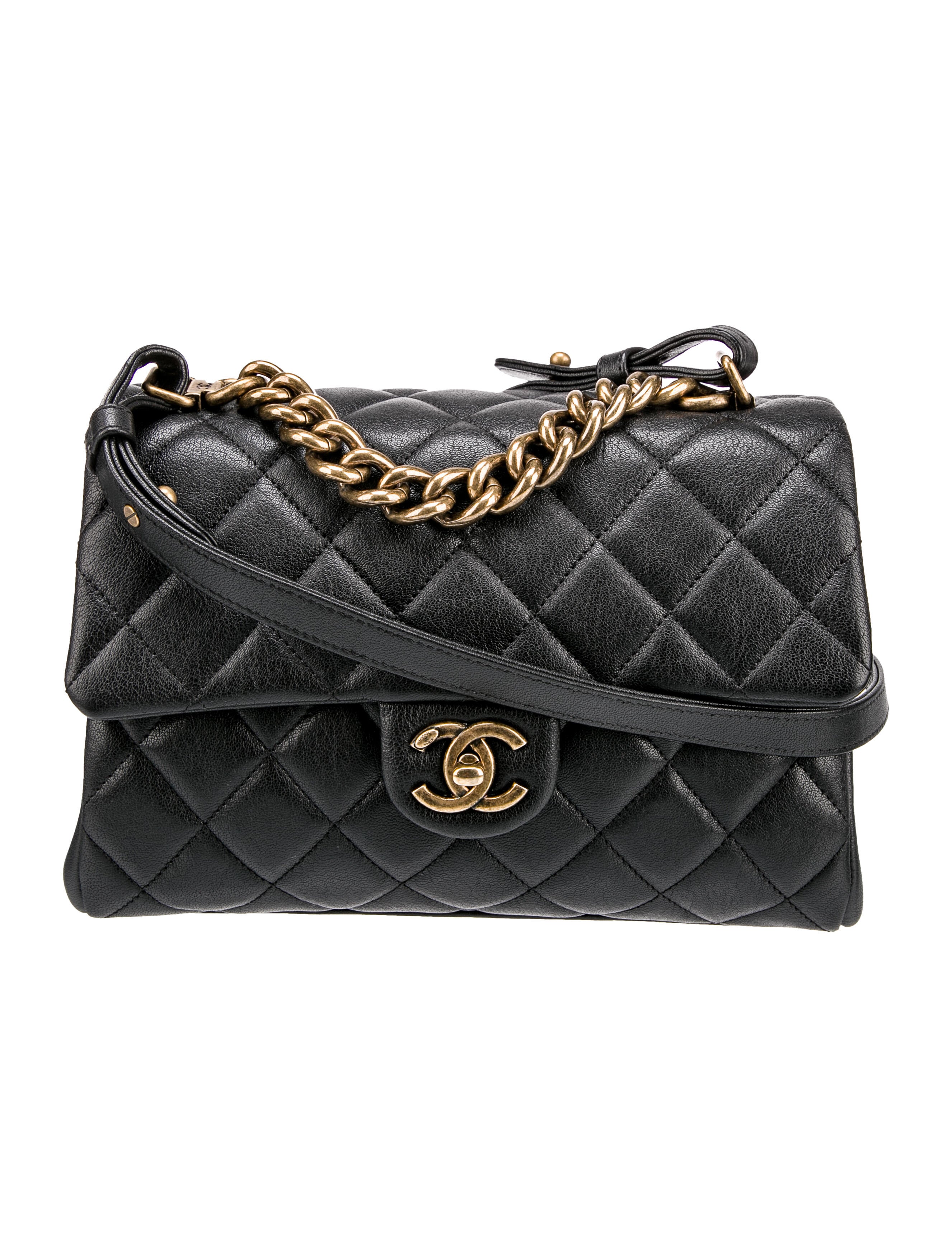 Chanel Paris-Rome Trapezio - Black Shoulder Bags, Handbags - CHA965491 ...
