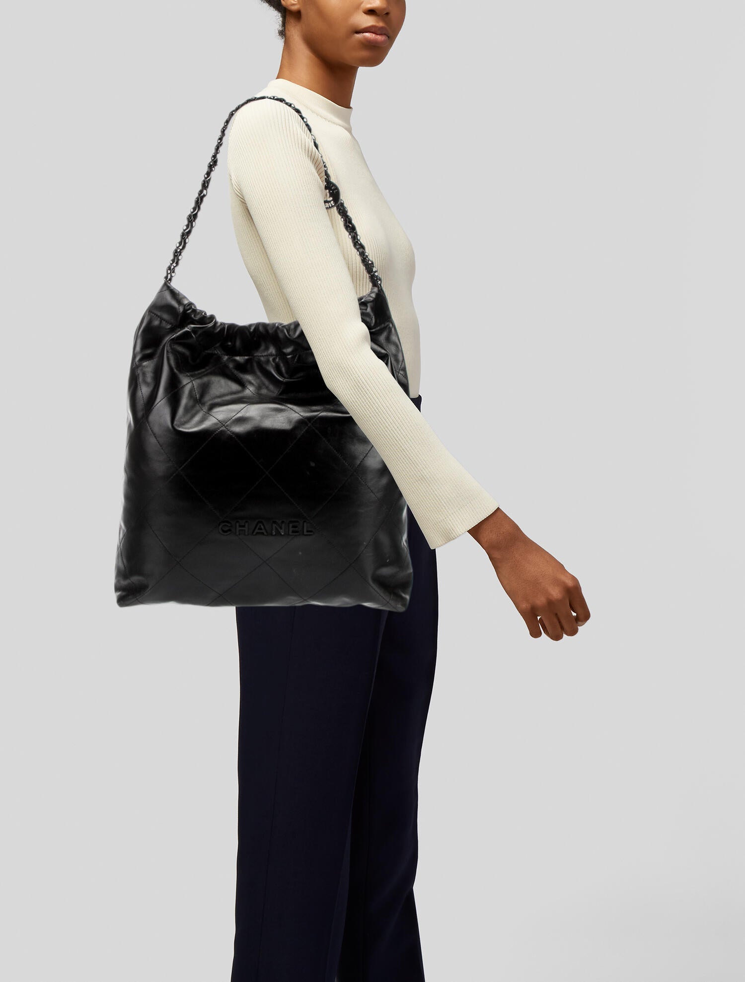 Chanel Large So Black 22 - Black Hobos, Handbags - CHA968147 | The RealReal