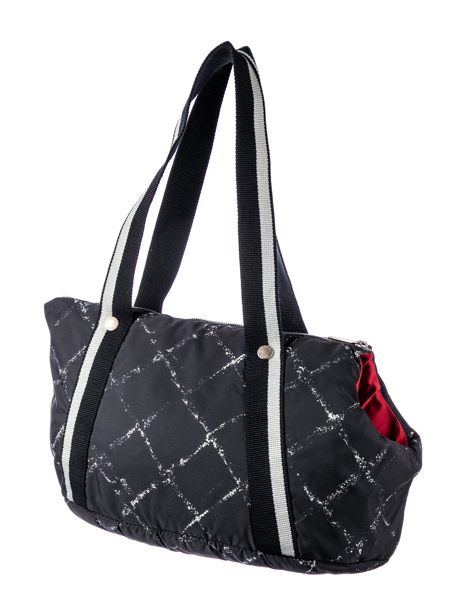 Chanel Travel Ligne Dog Carrier - Black Pet Accessories, Decor ...