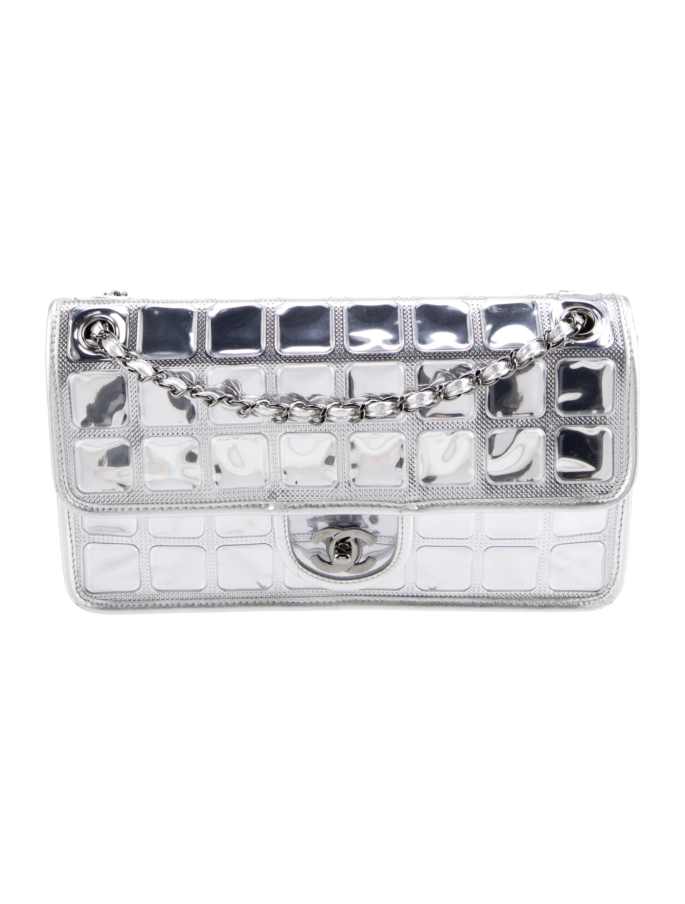 Chanel Ice Cube Flap Bag - Silver Shoulder Bags, Handbags - CHA972715 ...
