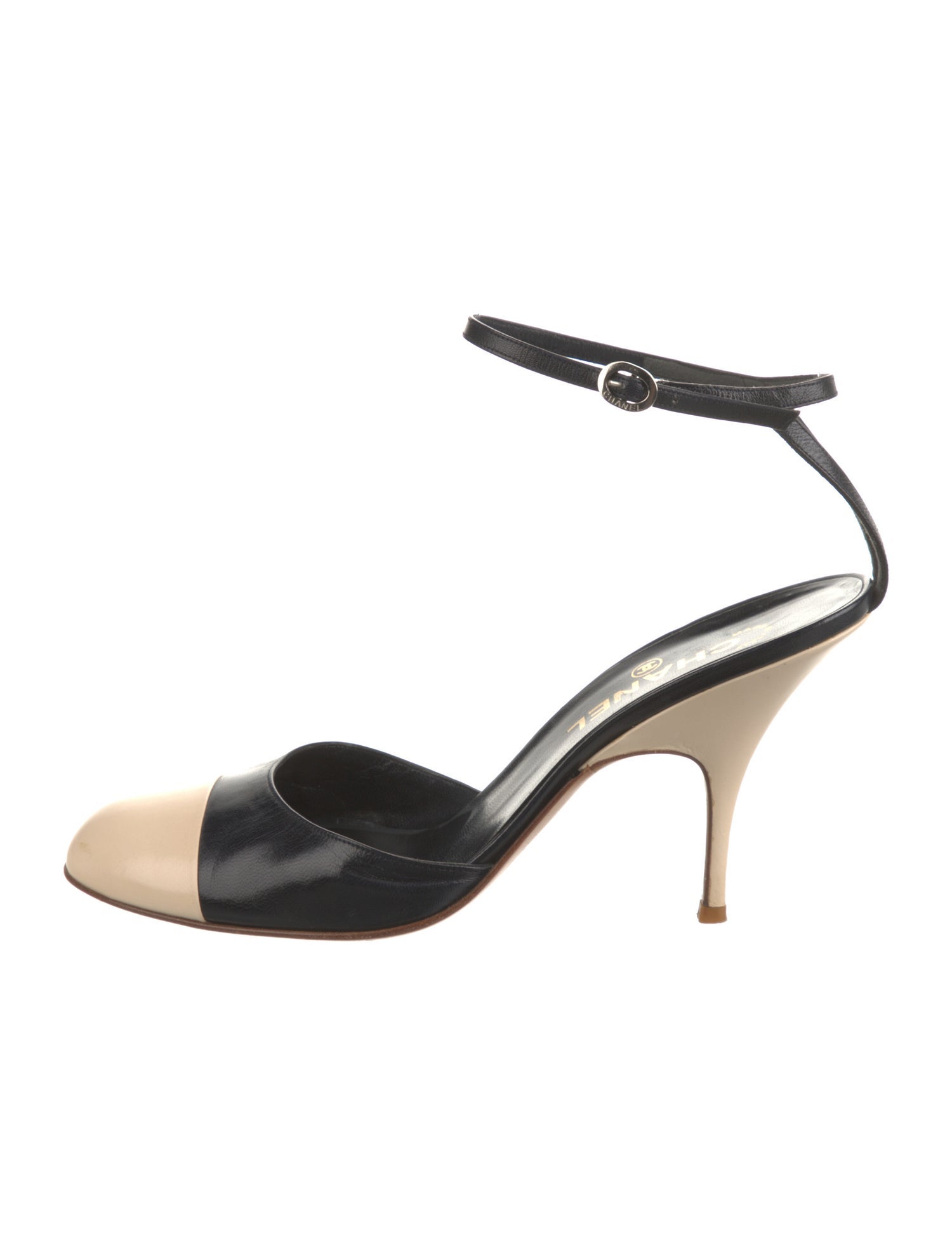 Chanel Vintage Leather D'Orsay Pumps - Black Pumps, Shoes - CHA973715 ...