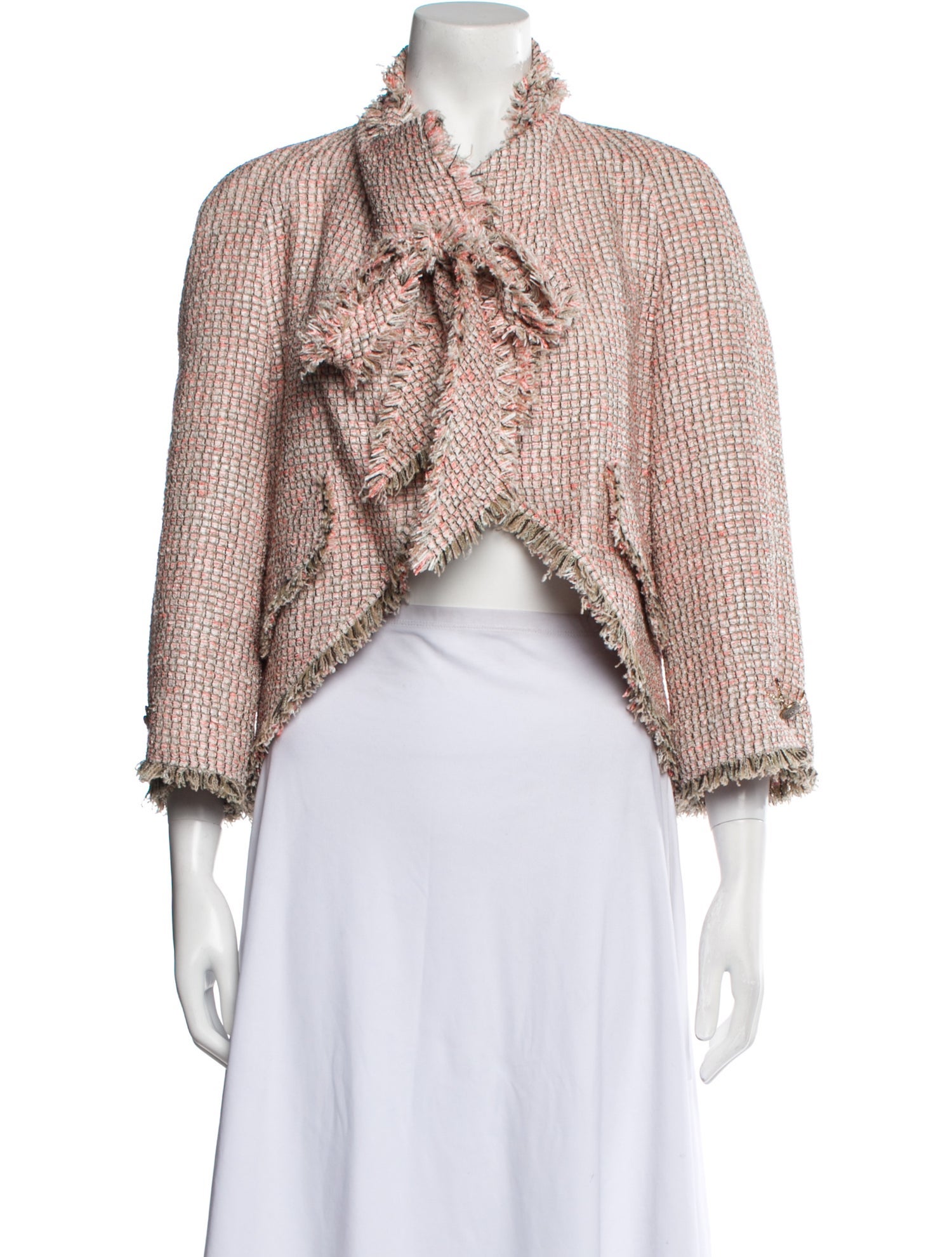 Chanel 2011 Tweed Pattern Bolero - Neutrals Jackets, Clothing ...