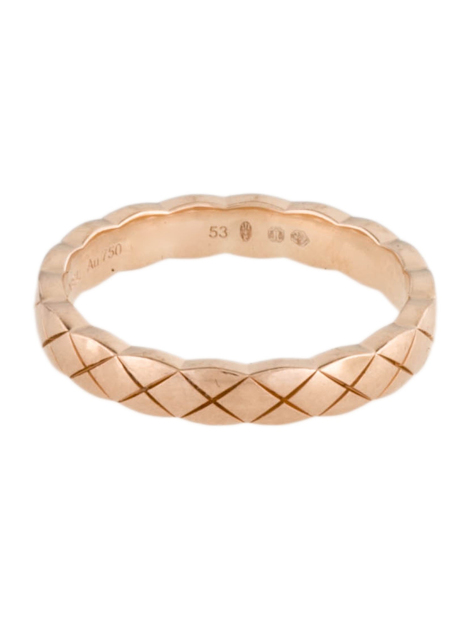 Chanel 18K Coco Crush Ring - 18K Rose Gold Band, Rings - CHA977763 | The RealReal