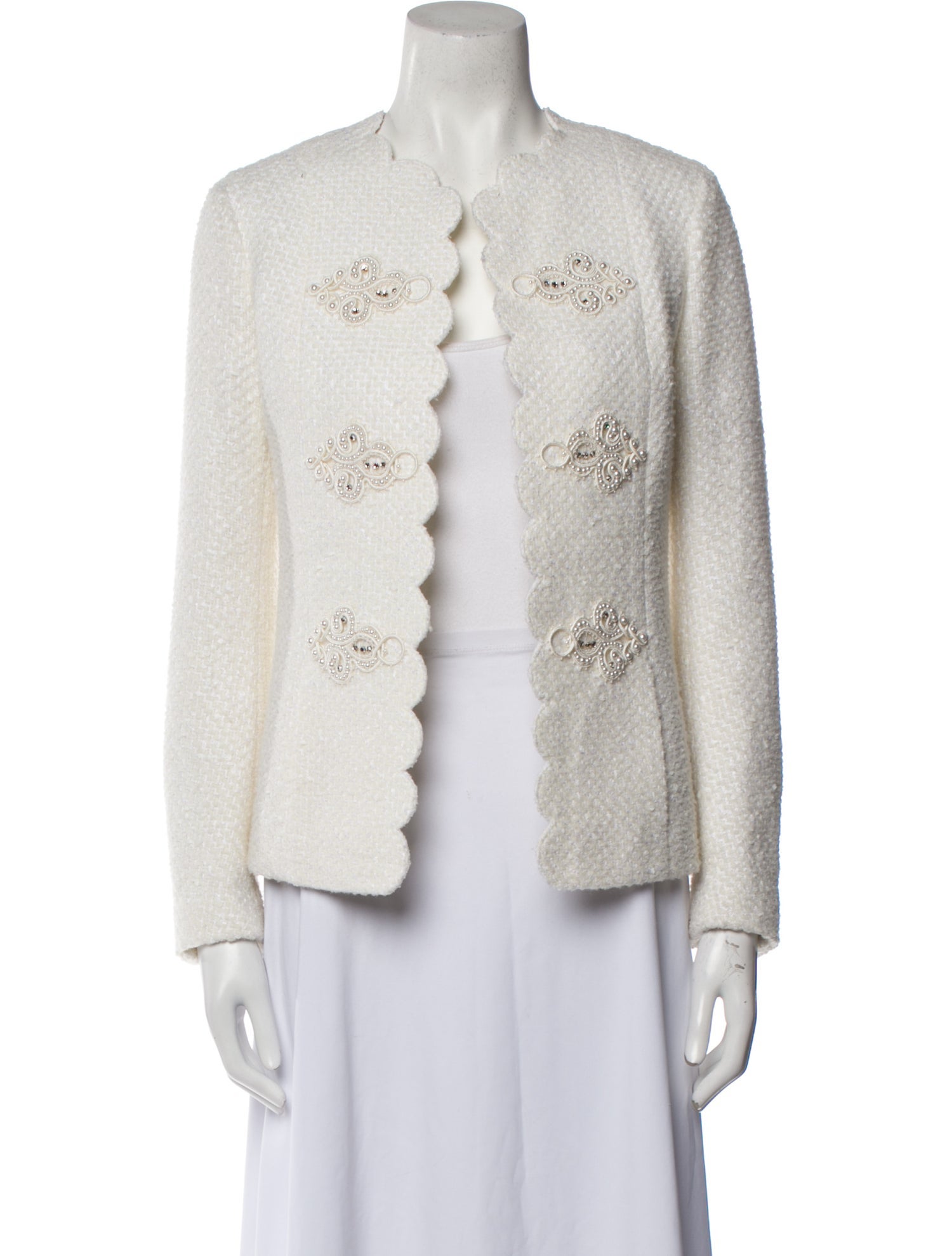 Chanel 2020 Evening Jacket w/ Tags - White Jackets, Clothing ...