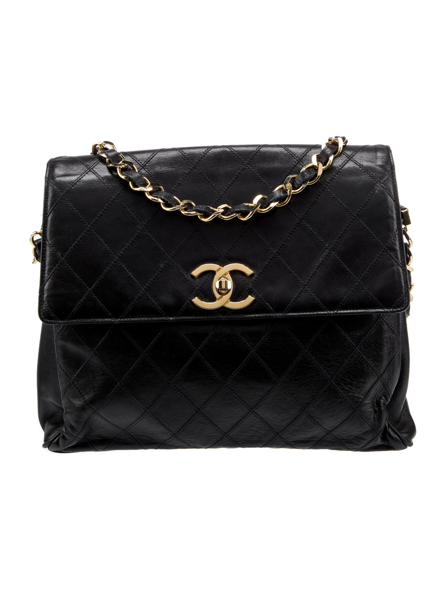 Chanel Quilted CC Flap Bag - Black Shoulder Bags, Handbags - CHA981311 ...