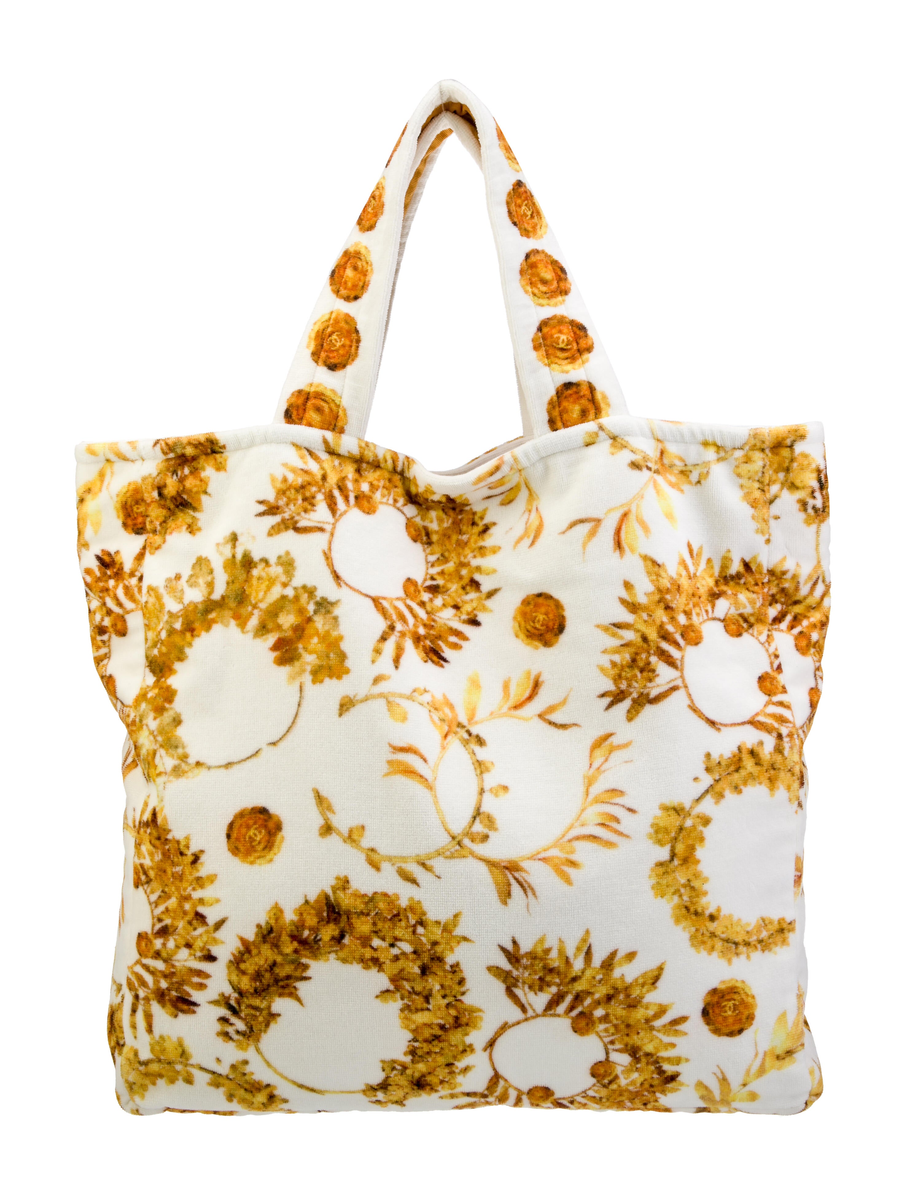 Chanel Paris-Greece Beach Tote - Orange Totes, Handbags - CHA981752 ...