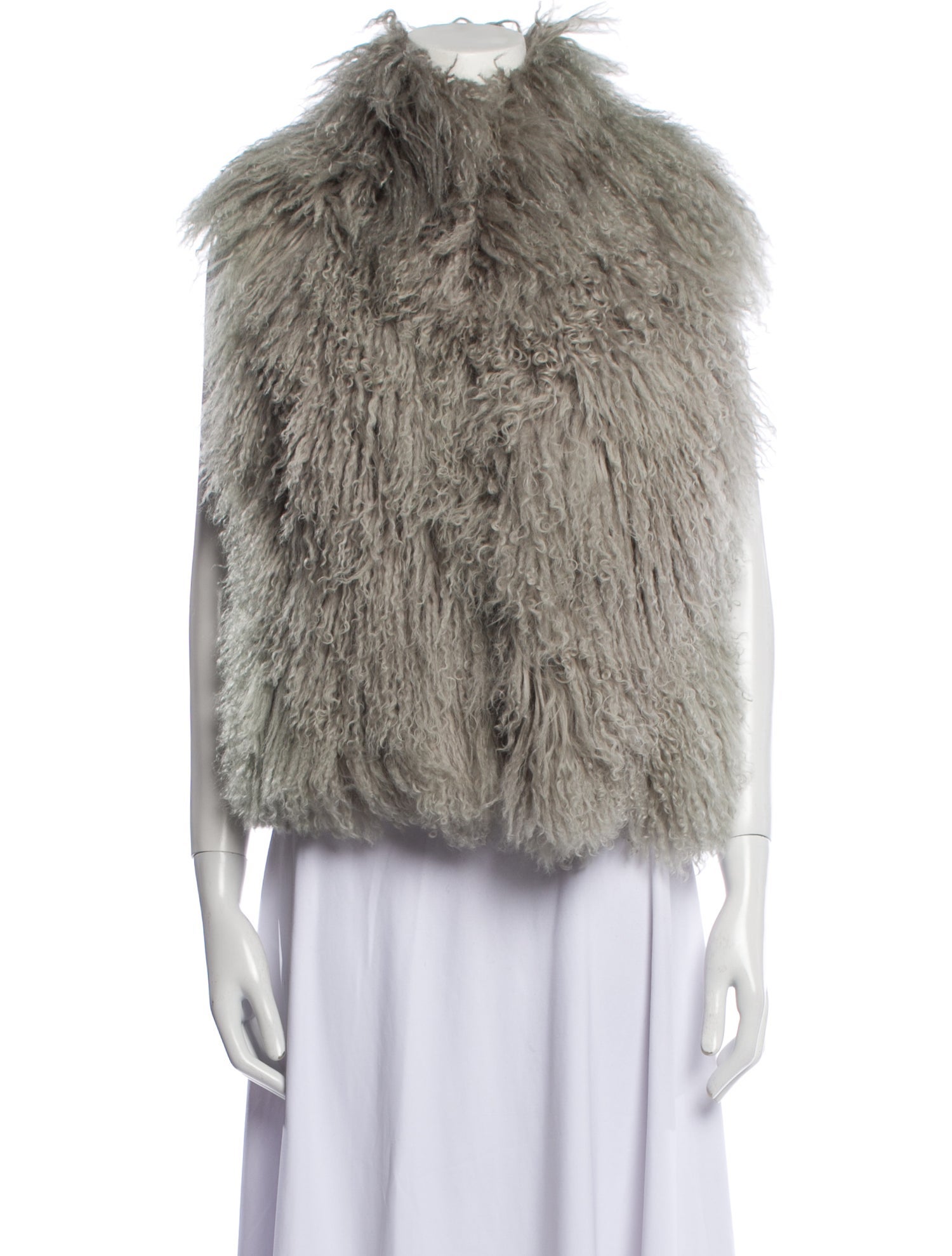 Chanel 2009 Shearling Vest - Grey Jackets, Clothing - CHA984797 | The ...