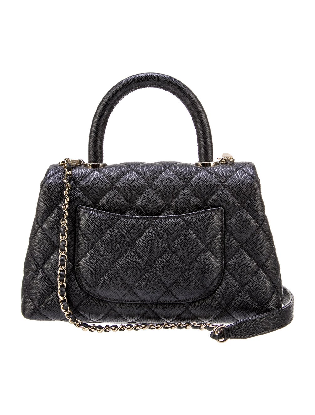 Chanel Mini Coco Top Handle Bag - Black Handle Bags, Handbags ...