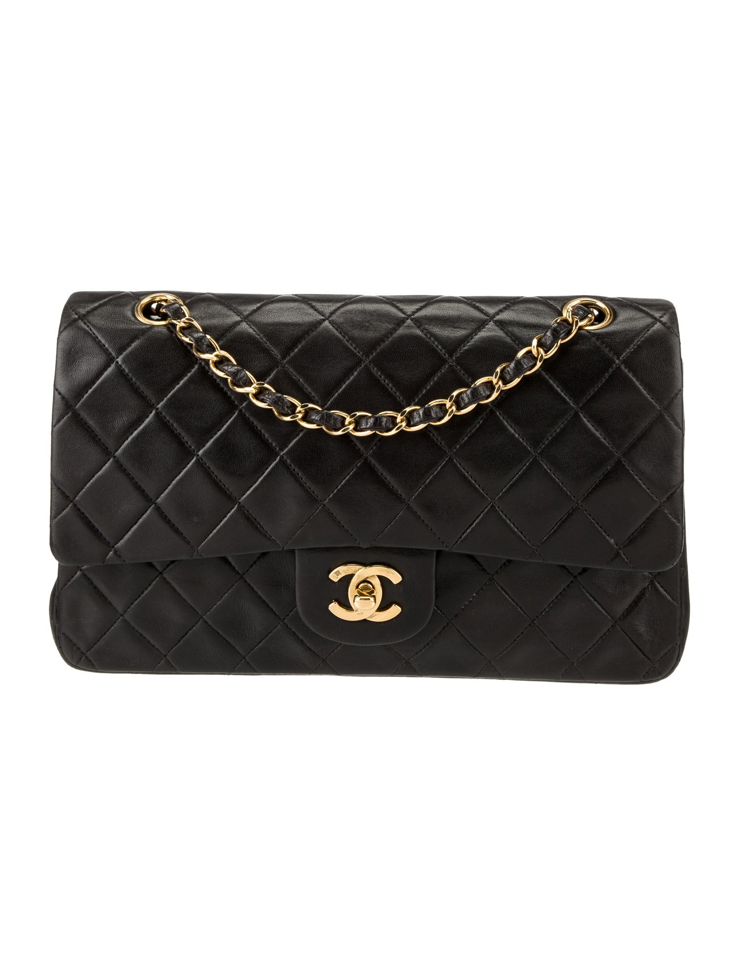Chanel Classic Medium Double Flap Bag - Black Shoulder Bags, Handbags ...
