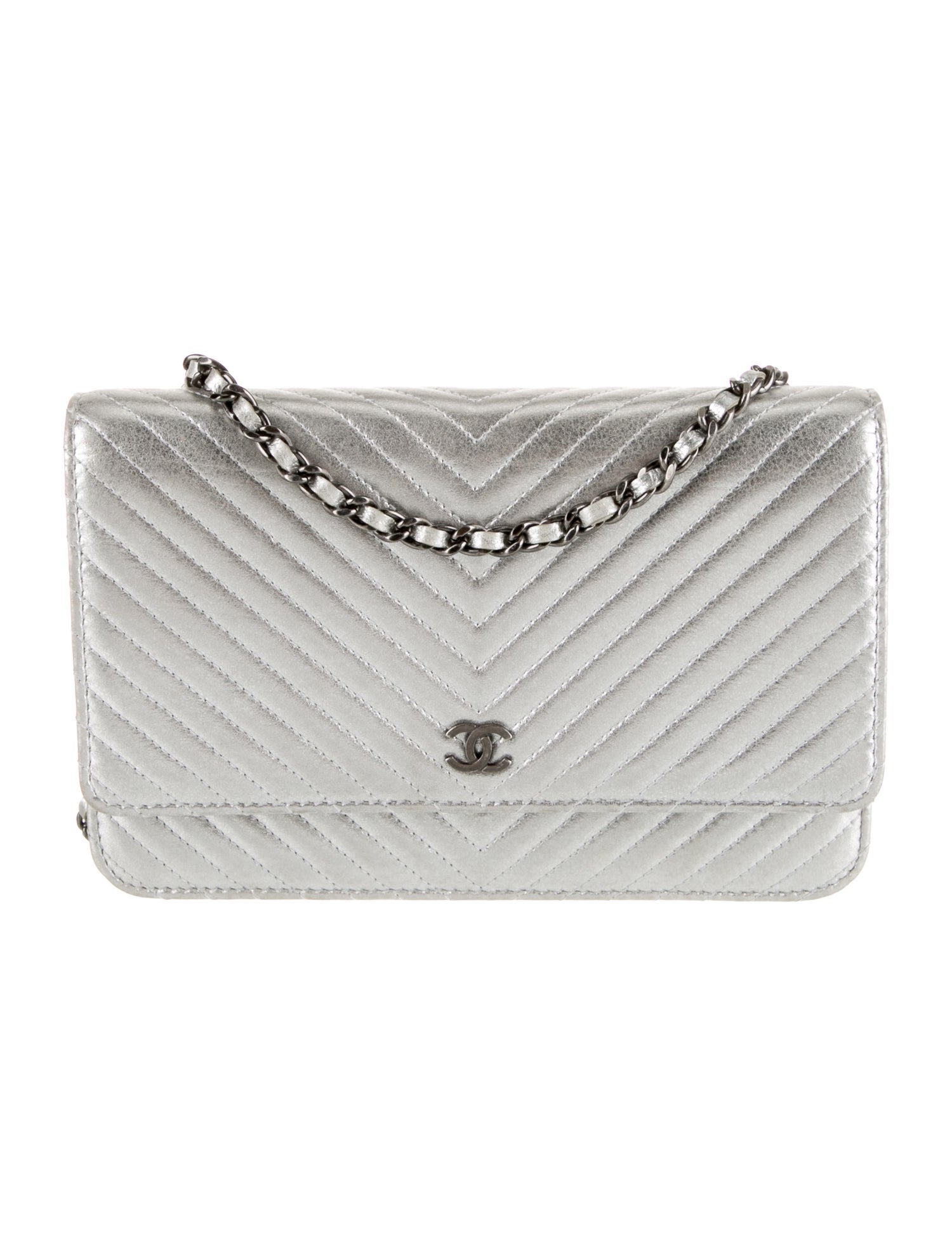 Chanel Mademoiselle Vintage Wallet On Chain - Gold Crossbody Bags ...