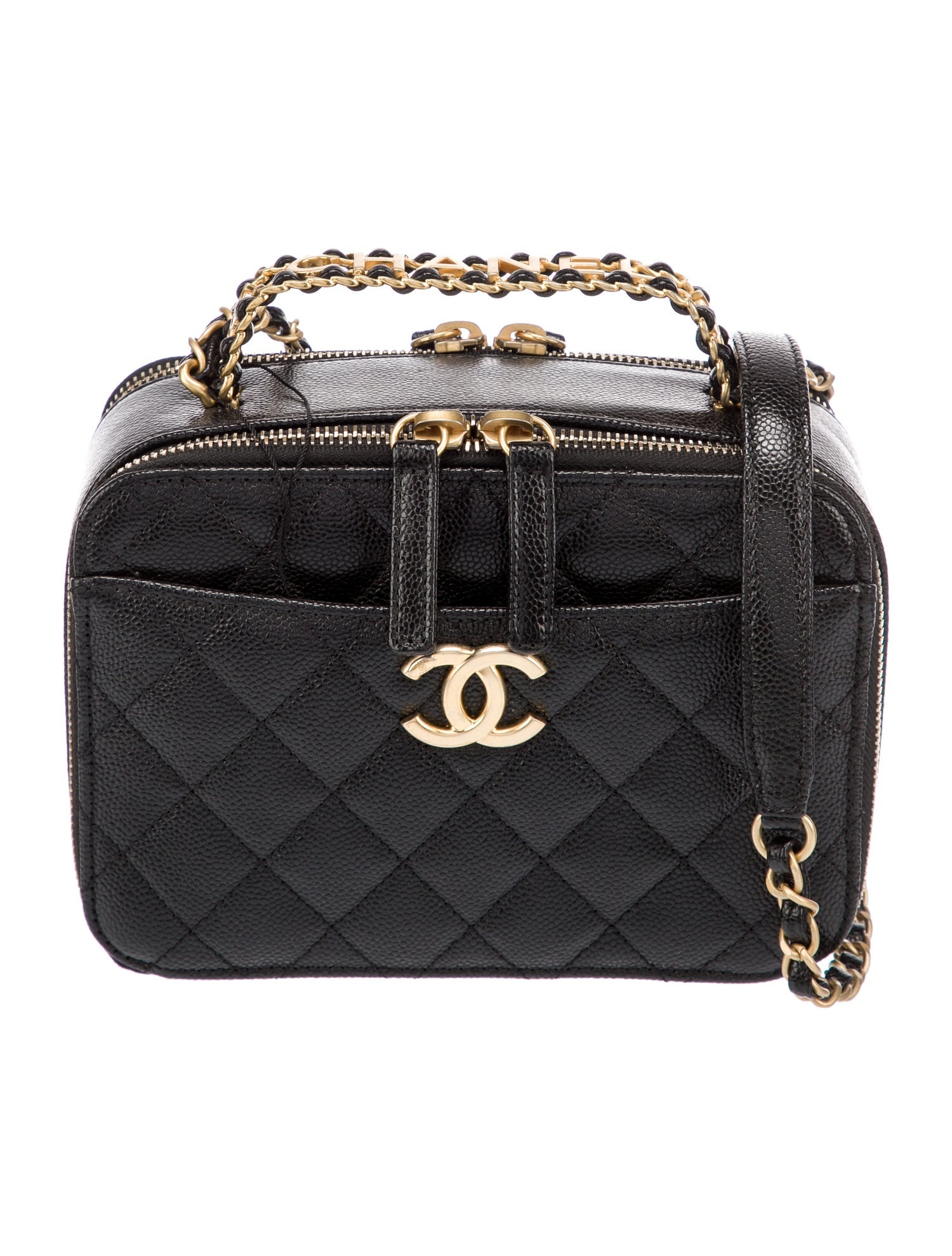 Chanel 2022 Pick Me Up Vanity Case - Black Handle Bags, Handbags ...