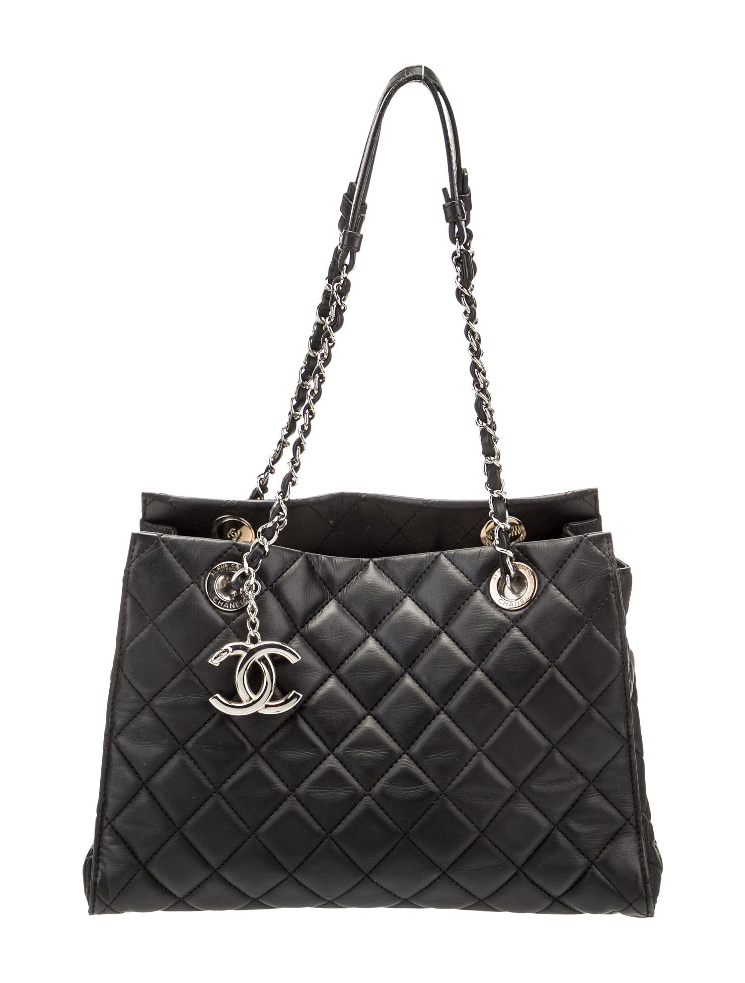 Chanel Small Chic And Soft Tote w/Pouch - Black Shoulder Bags, Handbags ...