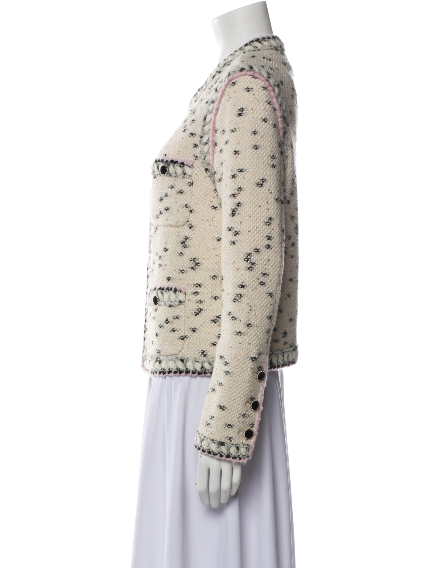 Chanel 2021 Printed Evening Jacket - Neutrals Jackets, Clothing ...