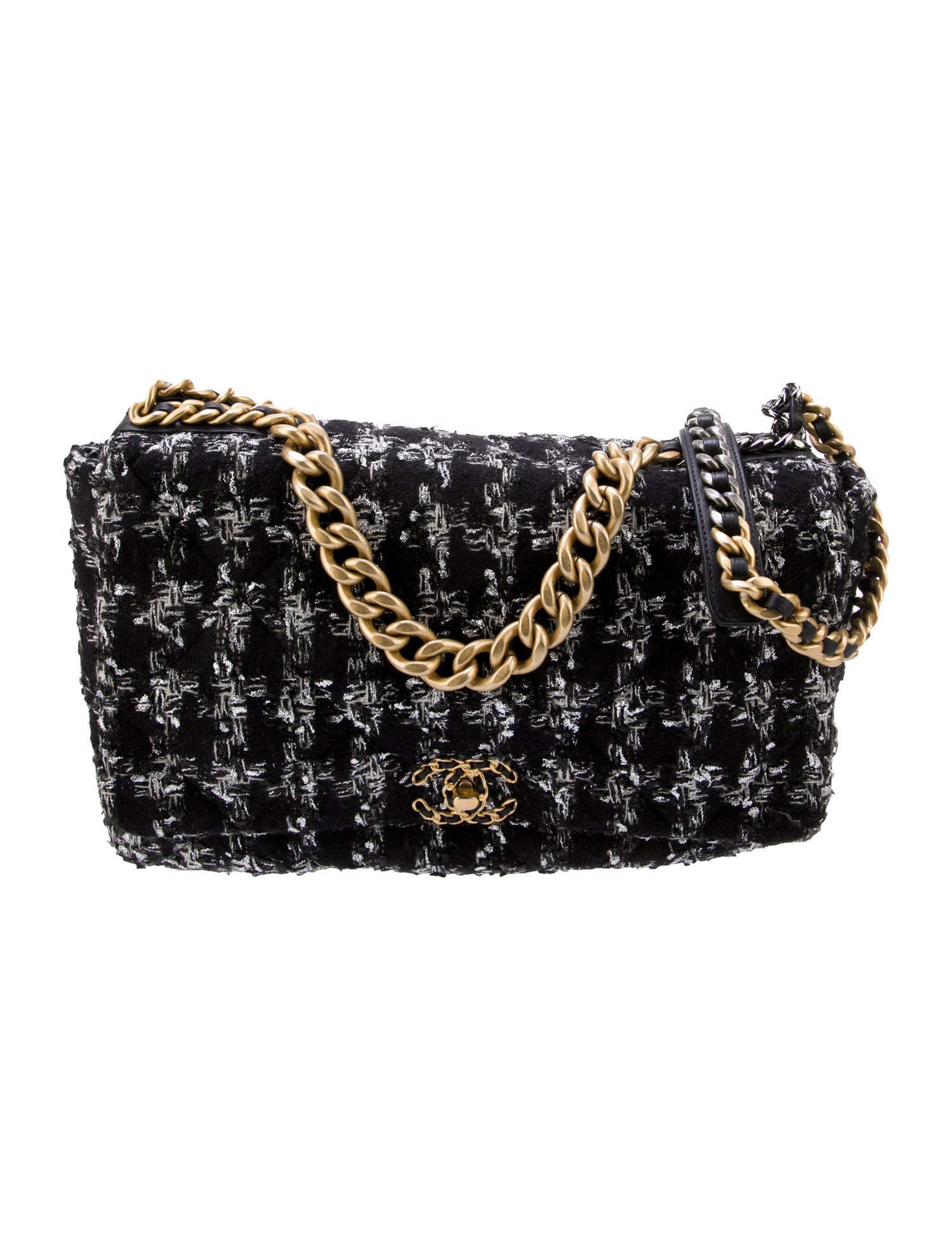 Chanel Mini Tweed Flap Bag - Purple Shoulder Bags, Handbags ...