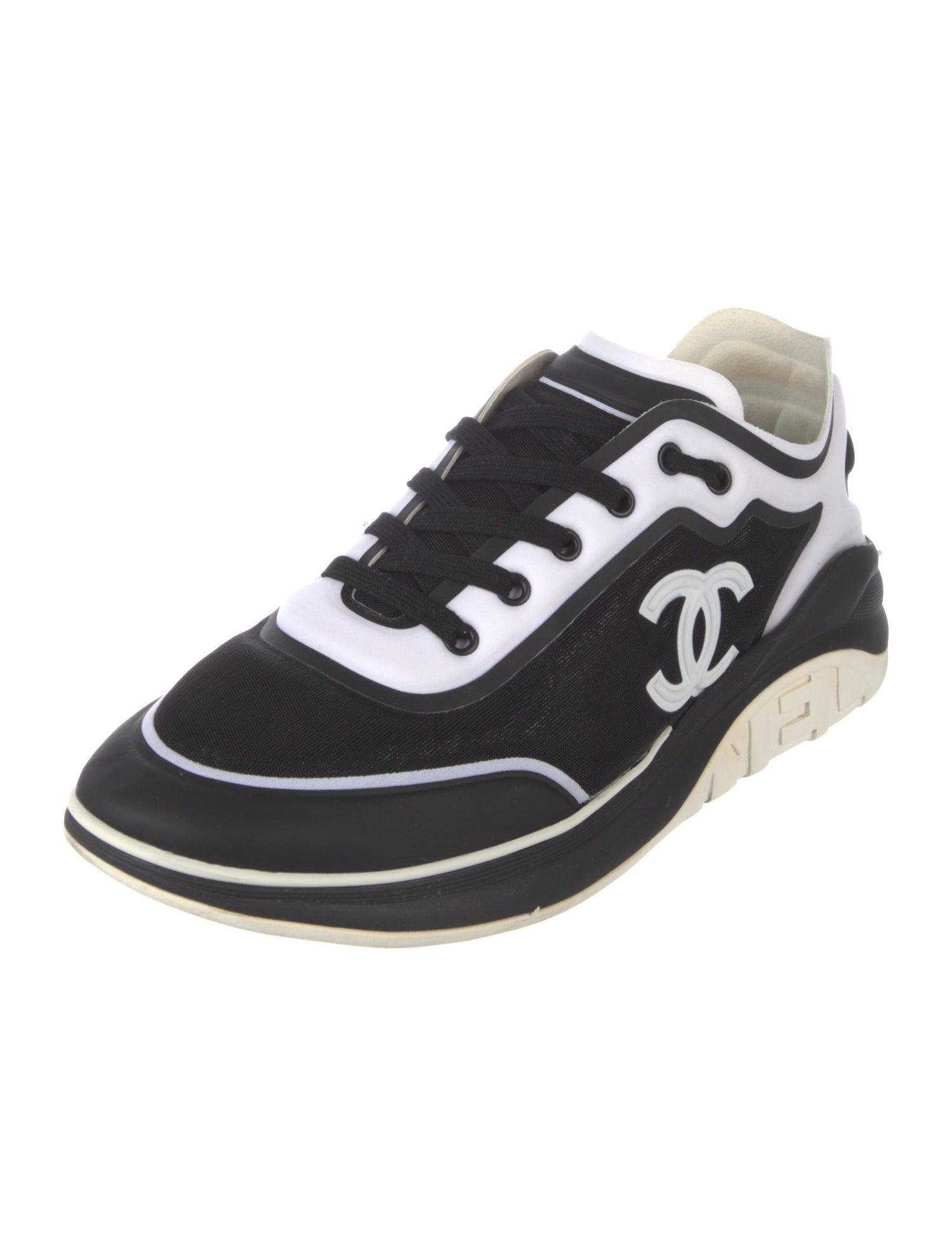 Chanel Interlocking CC Logo Square Sunglasses - Black Sunglasses ...