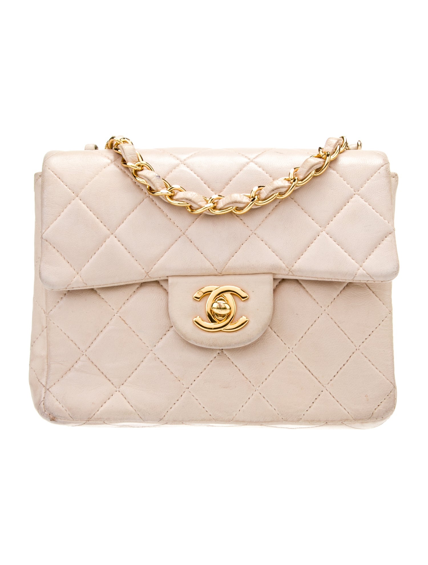 Chanel Classic Mini Square Flap Bag - Neutrals Shoulder Bags, Handbags ...